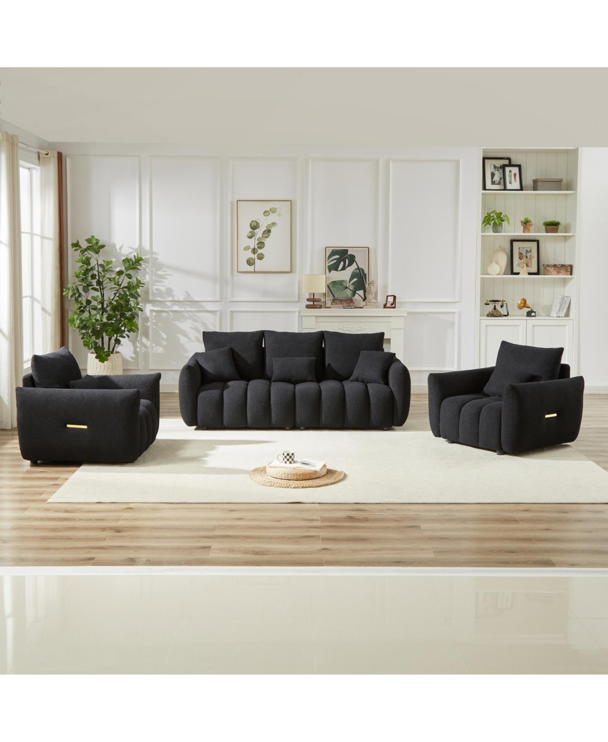 Click here for Streamdale Furniture Teddy Sofa Set- 3+1+1 Seater... prices