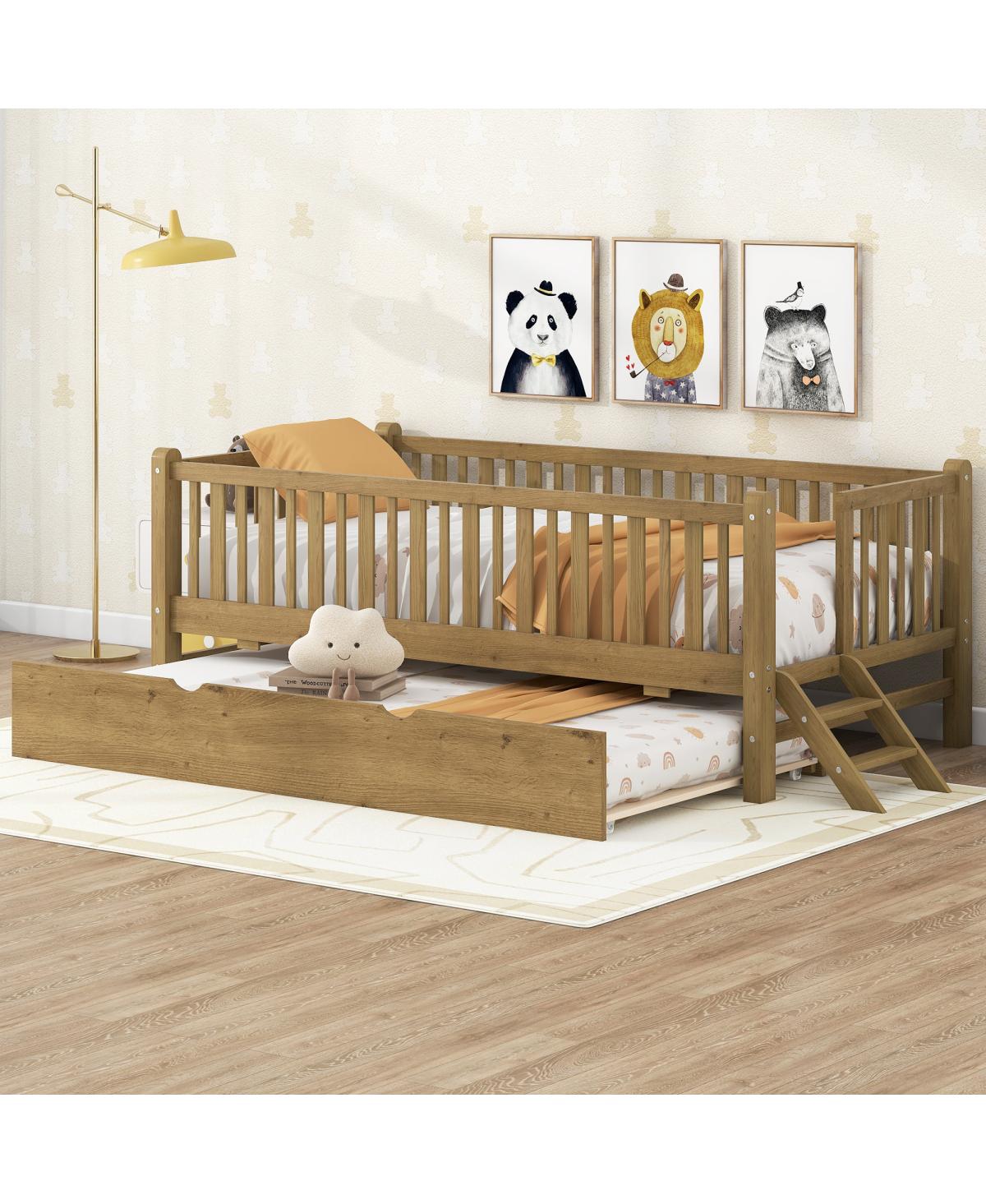 Click here for Streamdale Furniture Wood Twin Size Platform Bed w... prices