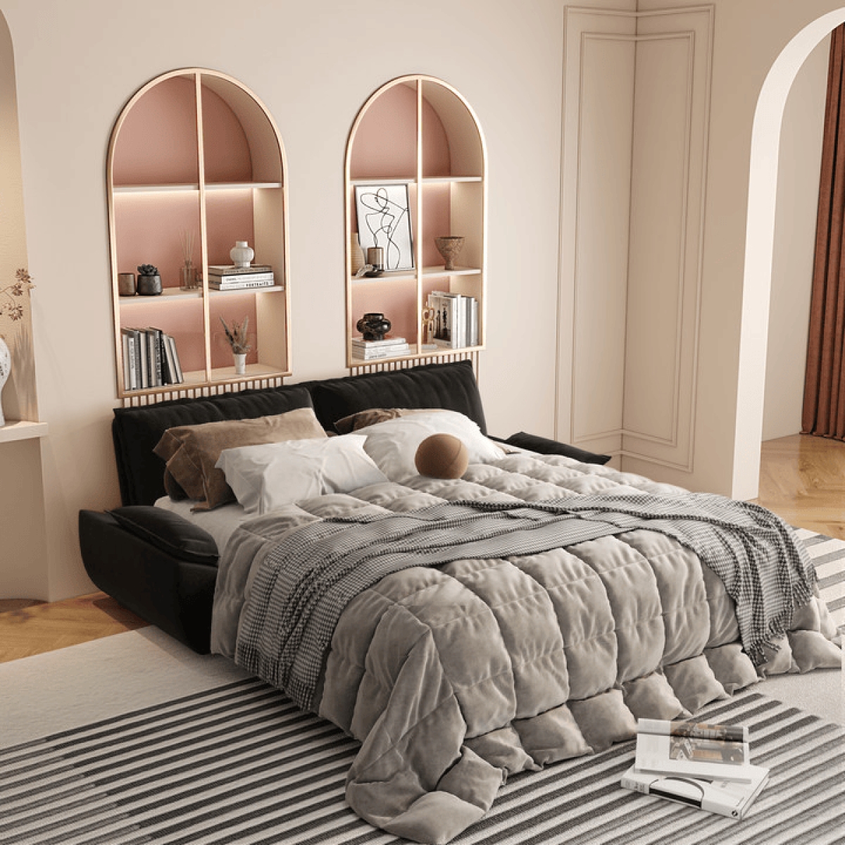 Click here for Streamdale Furniture Queen Pull Out Sofa Bed  3-in... prices