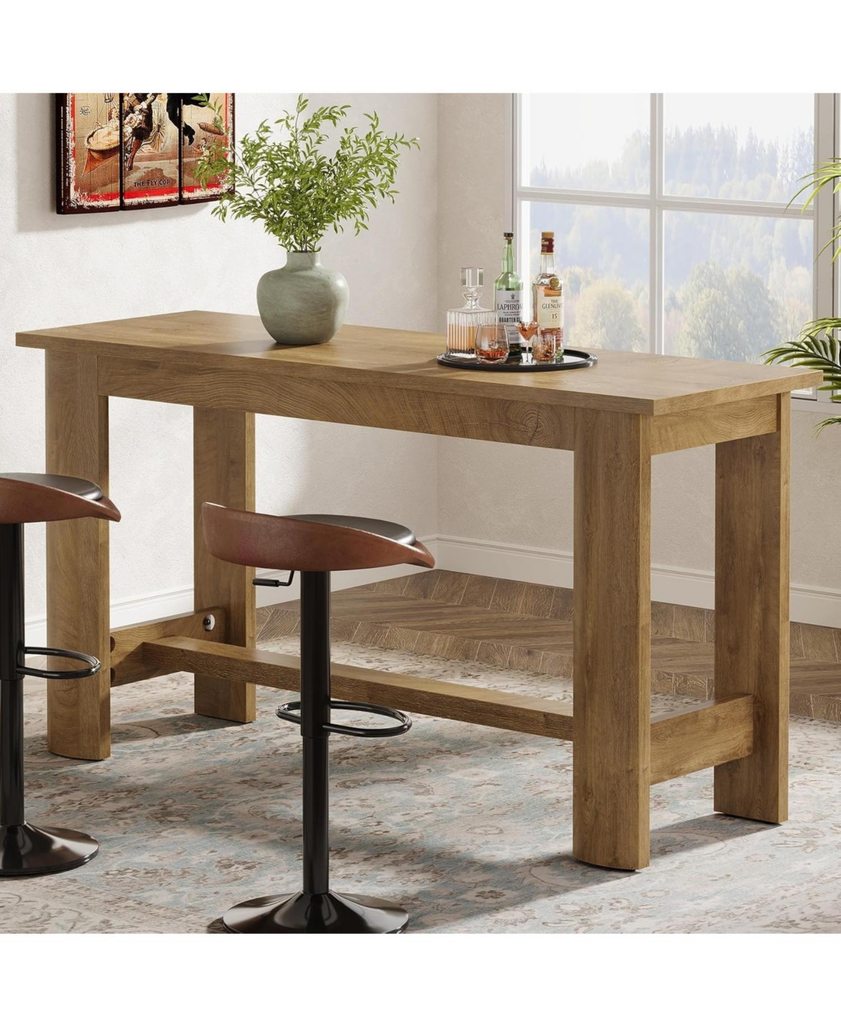 Click here for Tribesigns 63-Inch Long Bar Table  Counter Height... prices