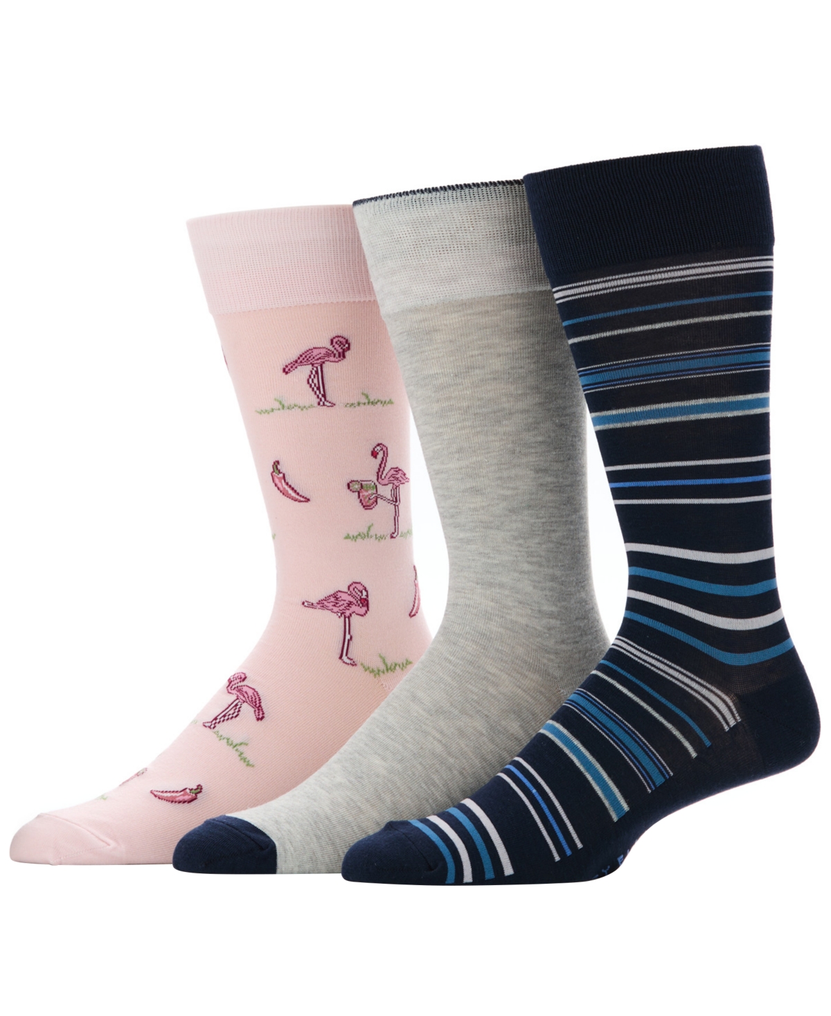 Click here for Perry Ellis Portfolio Mens Flamingo and Stripe Pat... prices