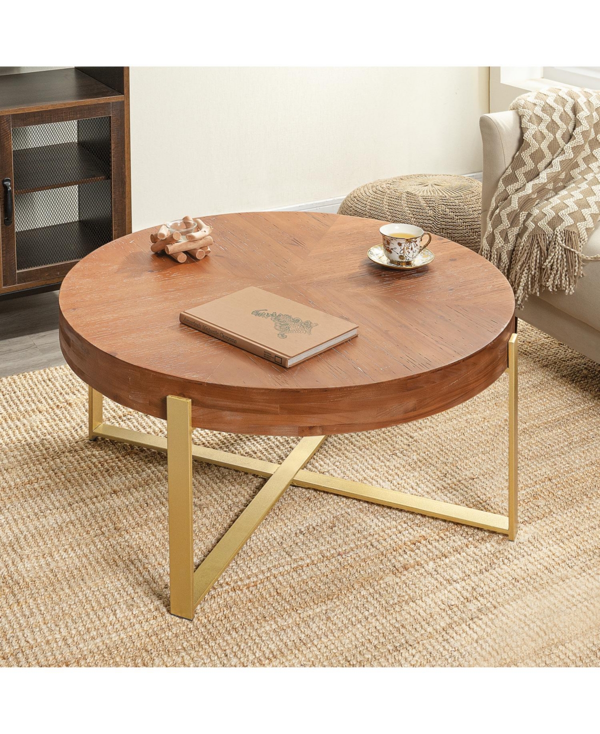 Click here for Streamdale Furniture Modern Retro Round Coffee Tab... prices
