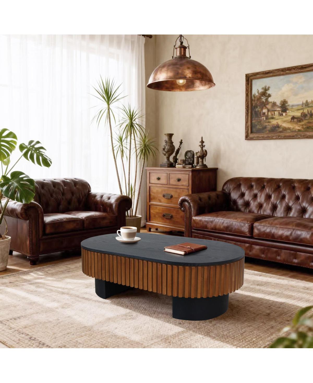 Click here for Streamdale Furniture Elliptical coffee table with... prices