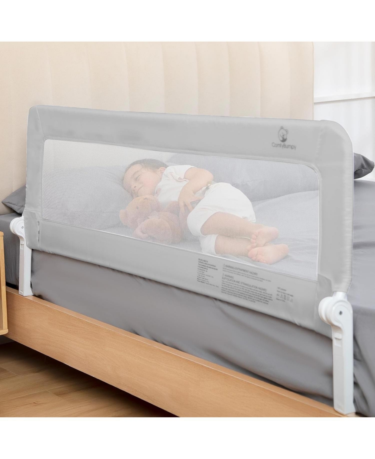 Click here for ComfyBumpy Kids Bed Rail - Grey 1 prices