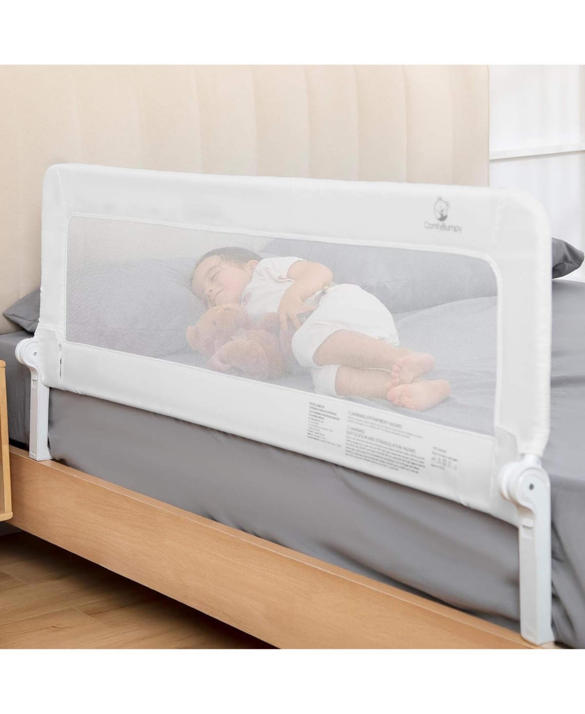 Click here for ComfyBumpy Kids Bed Rail - White prices