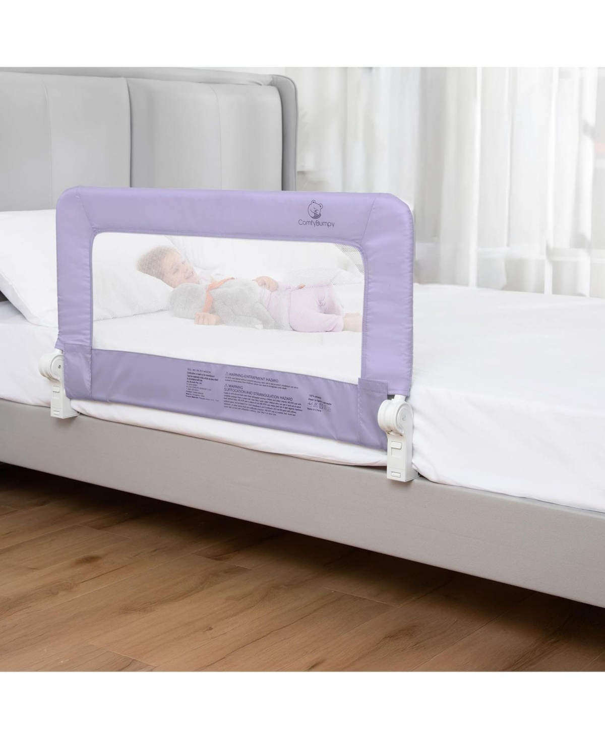 Click here for ComfyBumpy Kids Bed Rail - Purple prices