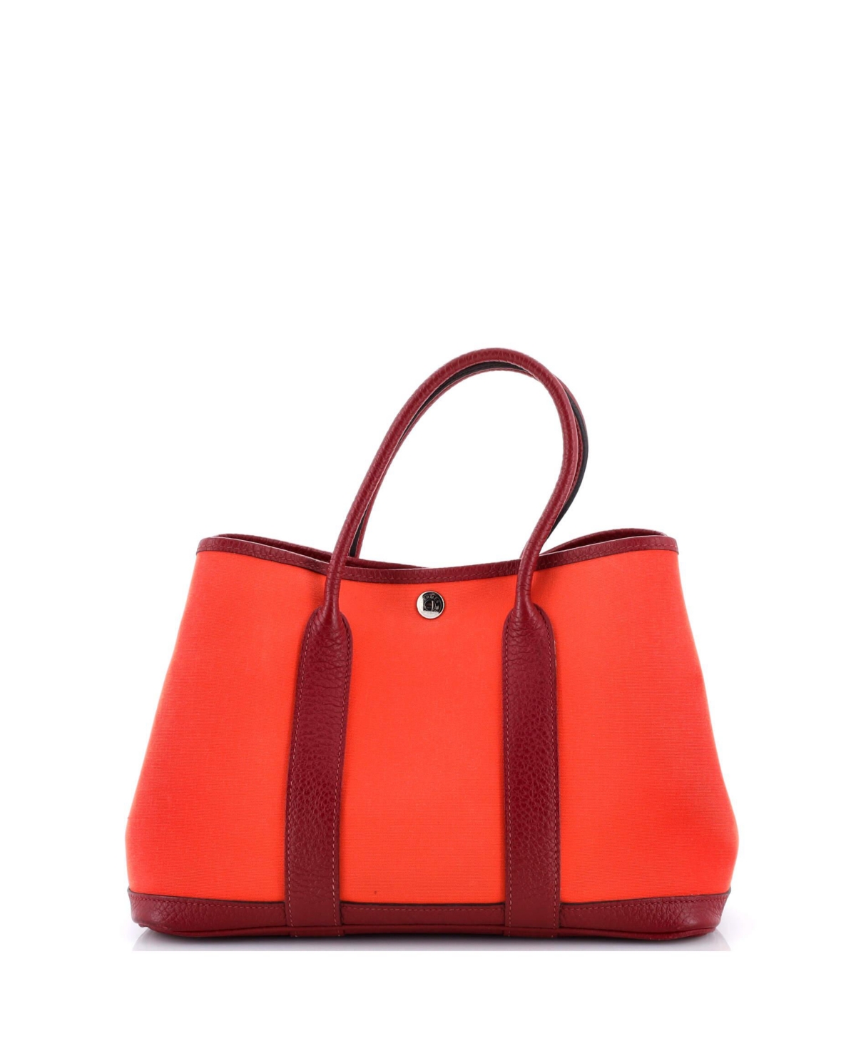 Click here for Pre-Owned HERMES 30 Garden Party Tote Toile and Le... prices