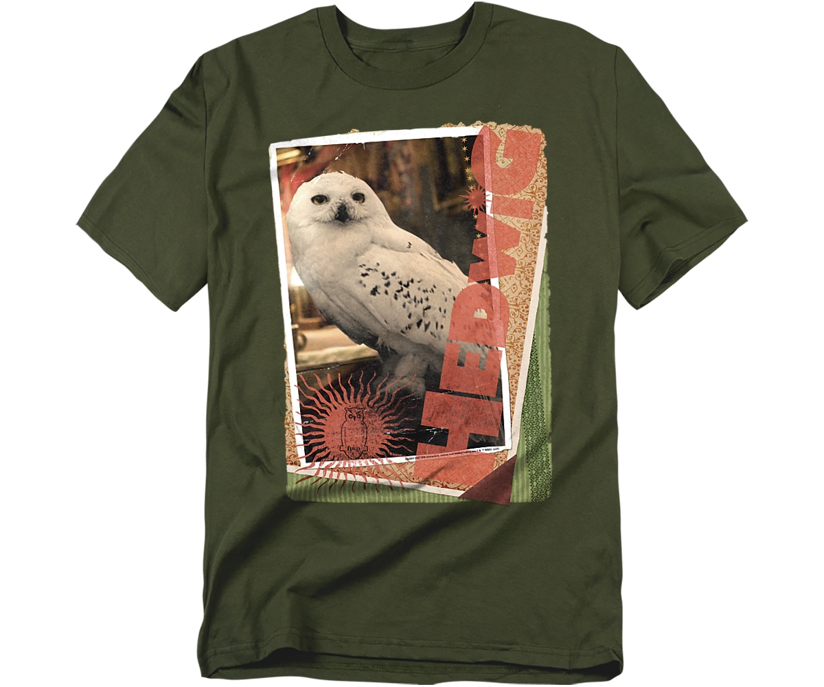 Click here for Harry Potter Mens Hedwig Photo Collage T Shirt - M... prices