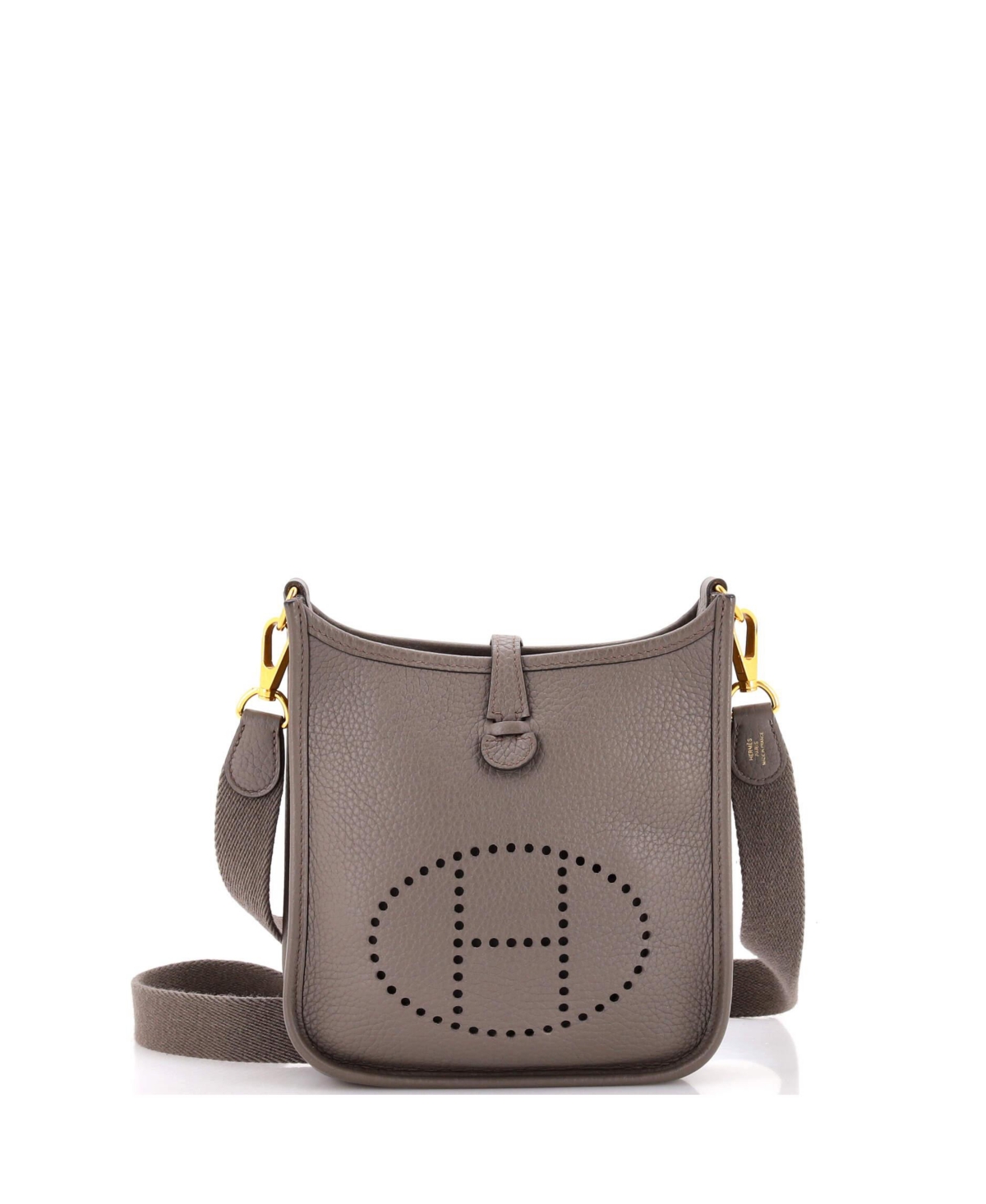 Click here for Pre-Owned HERMES Tpm Evelyne Bag Gen Iii Clemence... prices