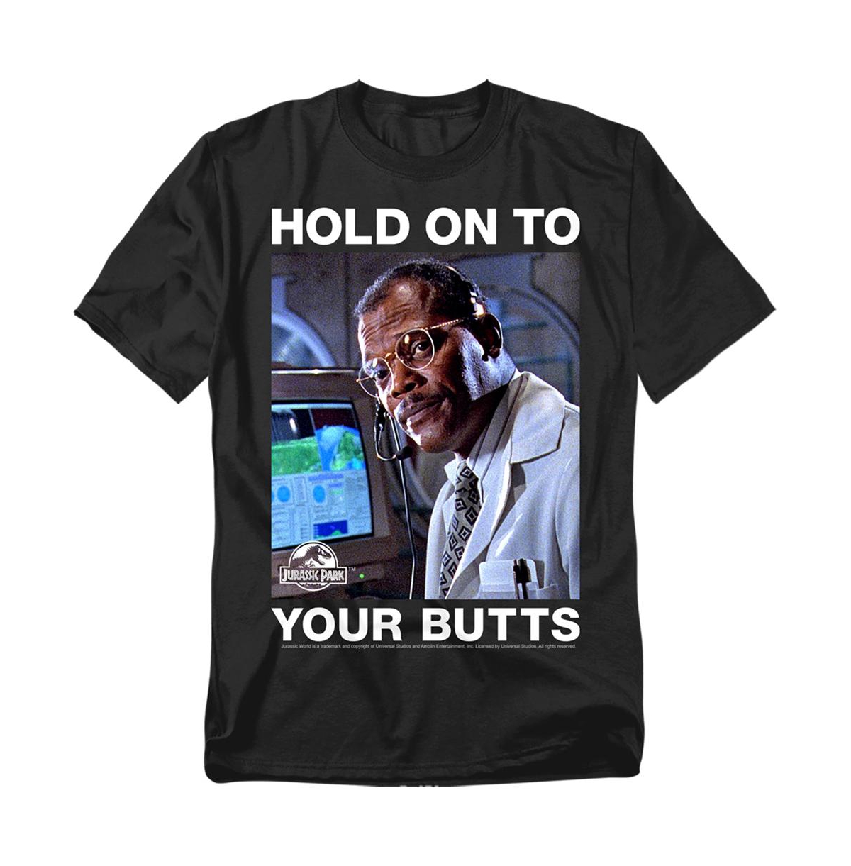 Click here for Jurassic Park Mens Hold Onto T Shirt - Black prices