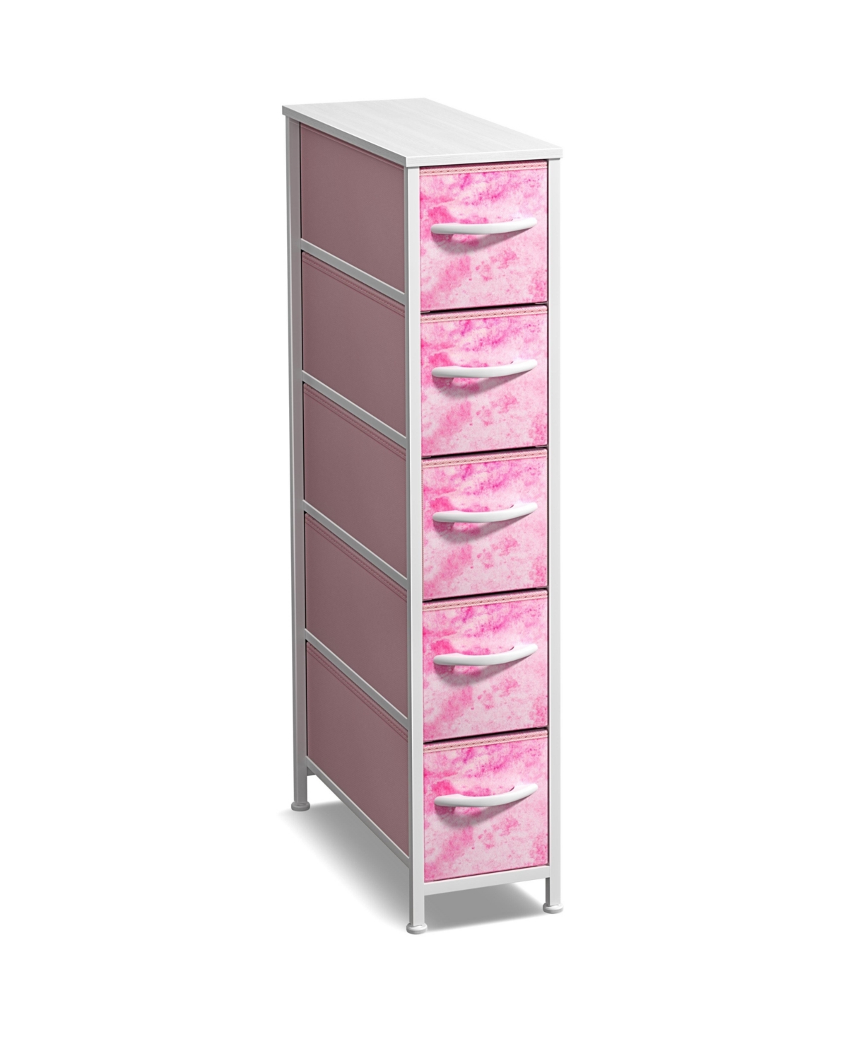 Click here for Sorbus Narrow Dresser with 5 Drawers - Steel Frame... prices