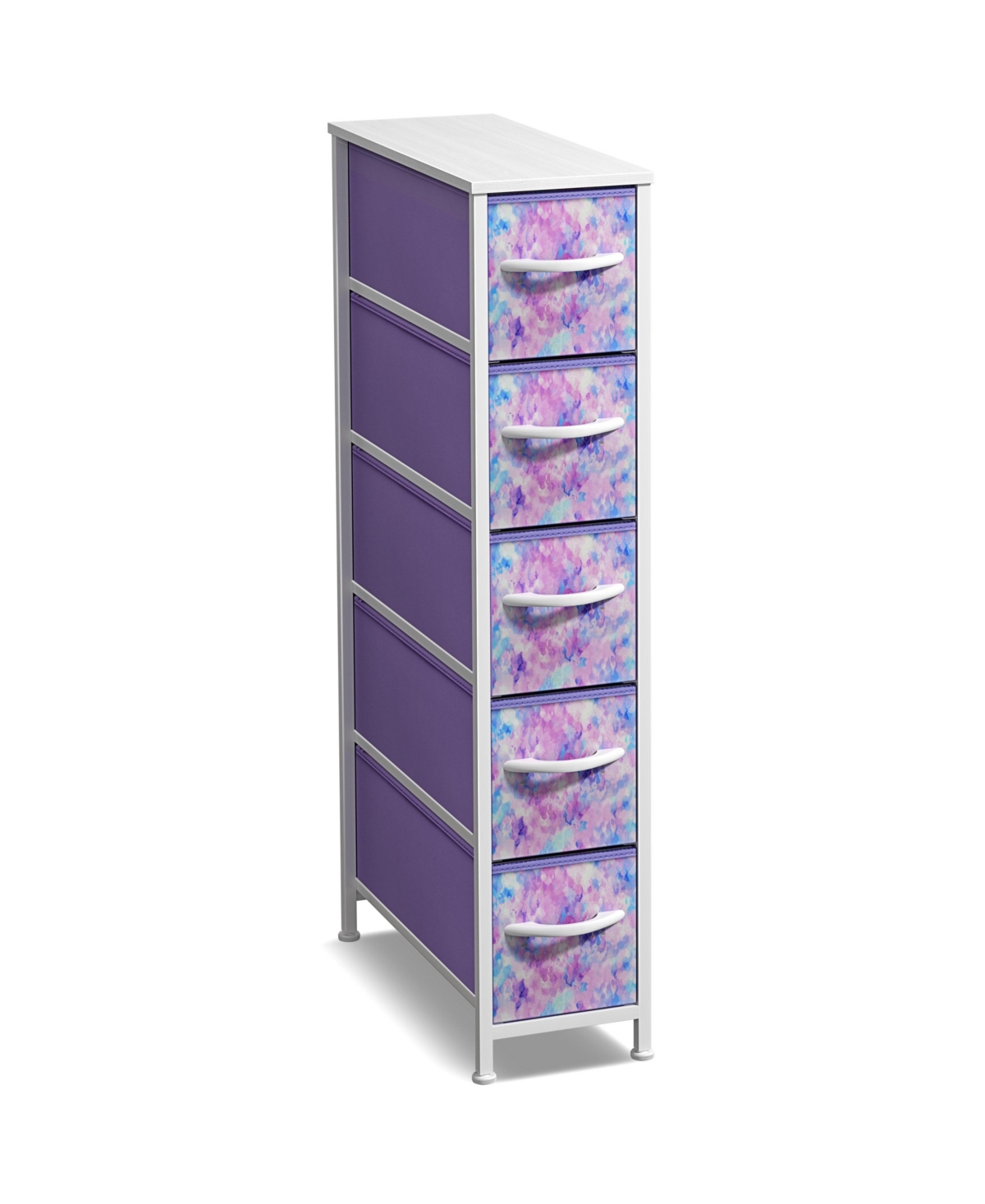 Click here for Sorbus Narrow Dresser with 5 Drawers - Steel Frame... prices