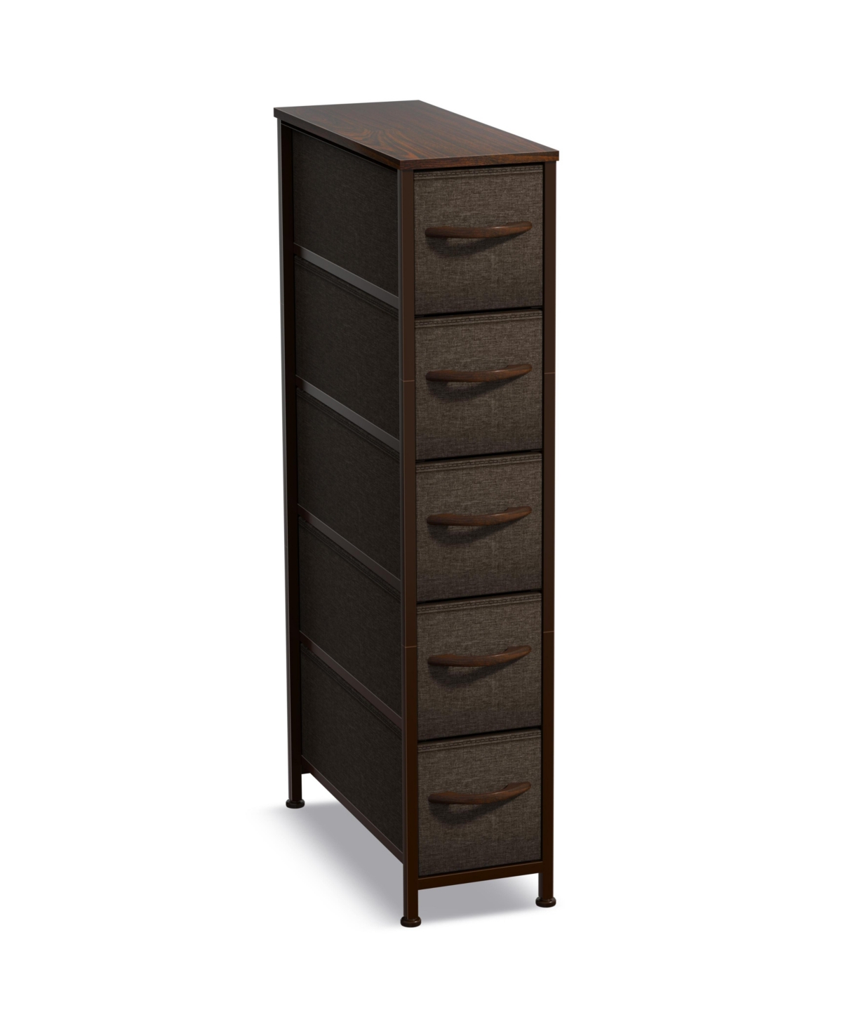 Click here for Sorbus Narrow Dresser with 5 Drawers - Steel Frame... prices