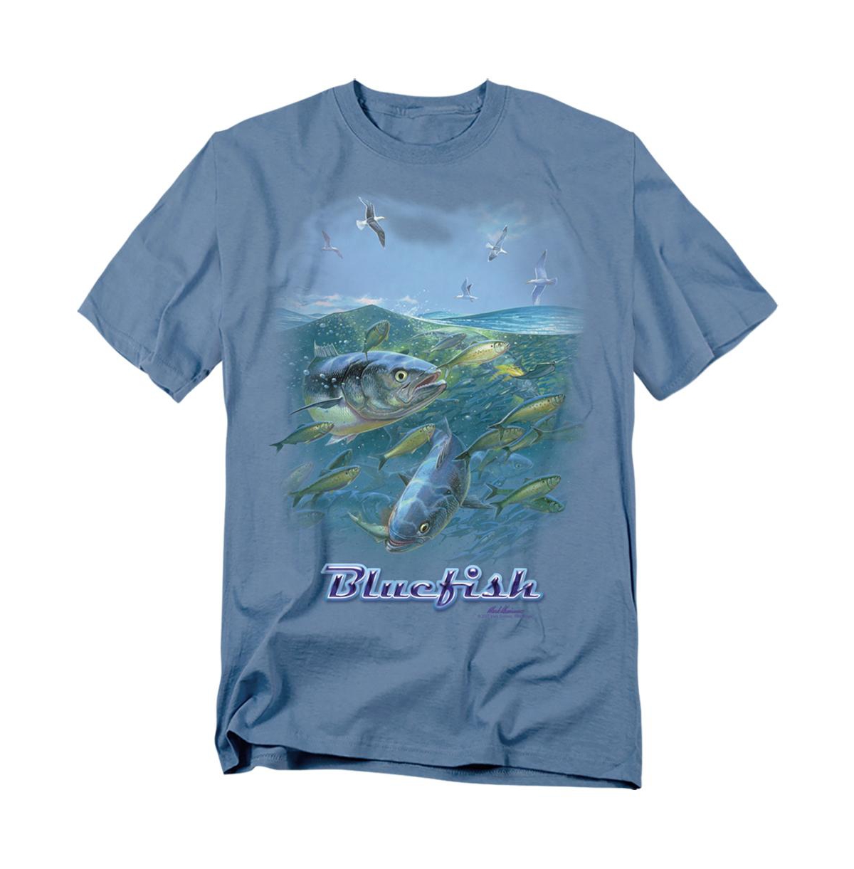 Click here for Wild Wings Mens Wildlife Blue Mayhem T Shirt - Car... prices