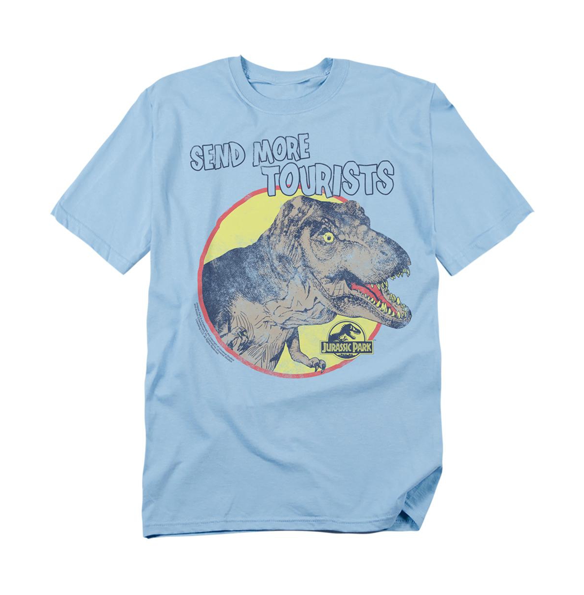 Click here for Jurassic Park Mens More Tourists T Shirt - Light b... prices