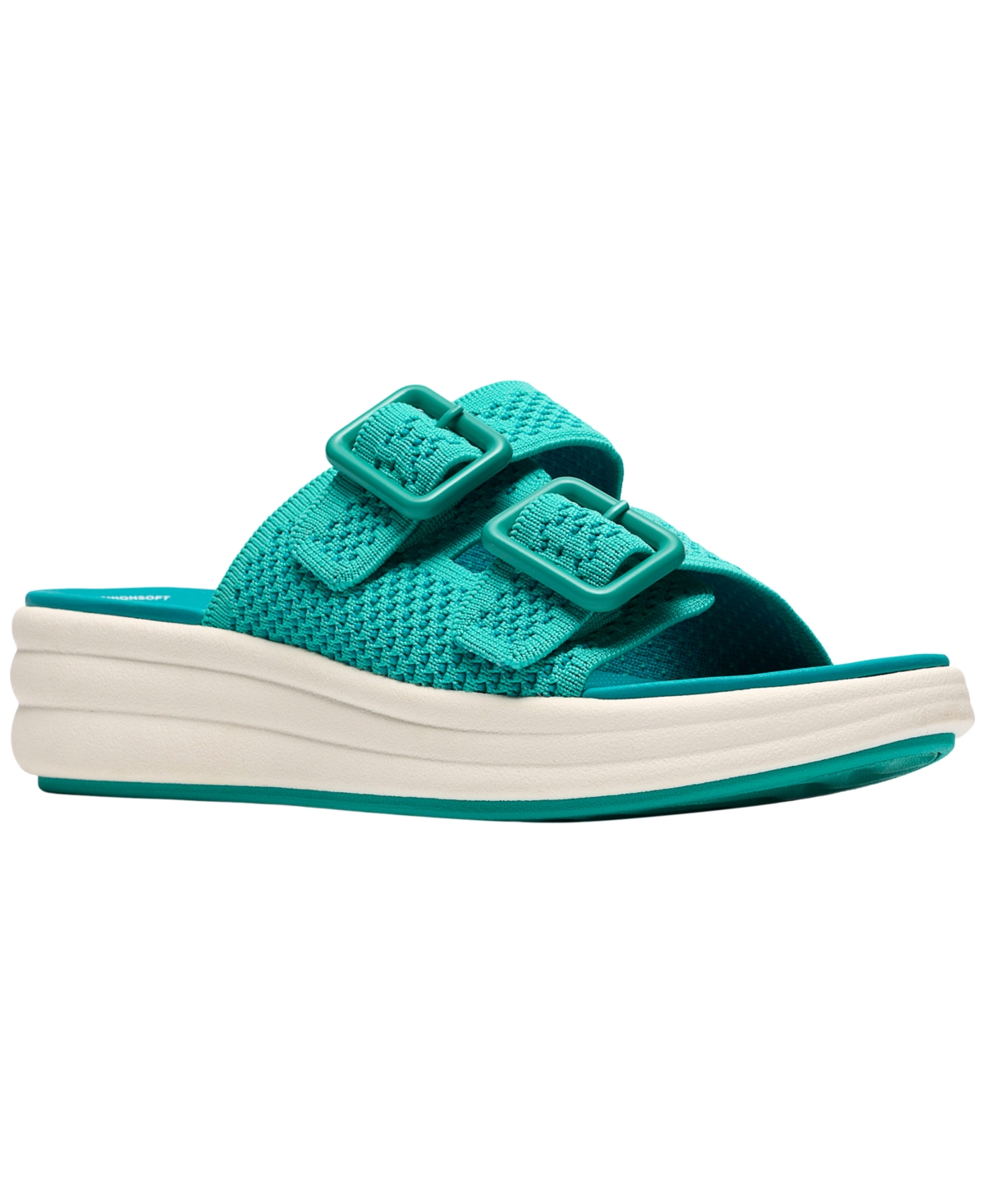 Click here for Clarks Womens Drift Faye Round Toe Wedge Sandals -... prices