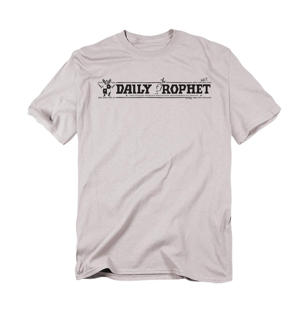 Click here for Harry Potter Mens The Daily Prophet T Shirt - Silv... prices
