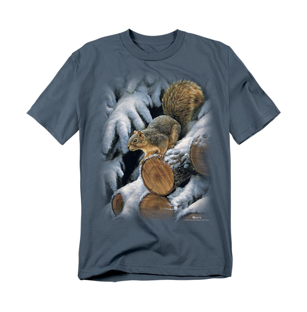 Click here for Wild Wings Mens Wildlife Wood Pile Squirrel T Shir... prices