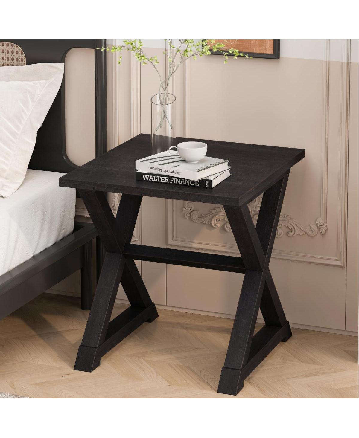 Click here for Streamdale Furniture Black Square Accent End Side... prices
