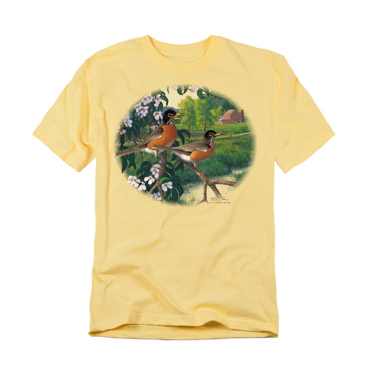 Click here for Wild Wings Mens Wildlife Apple Blossom Time Robins... prices