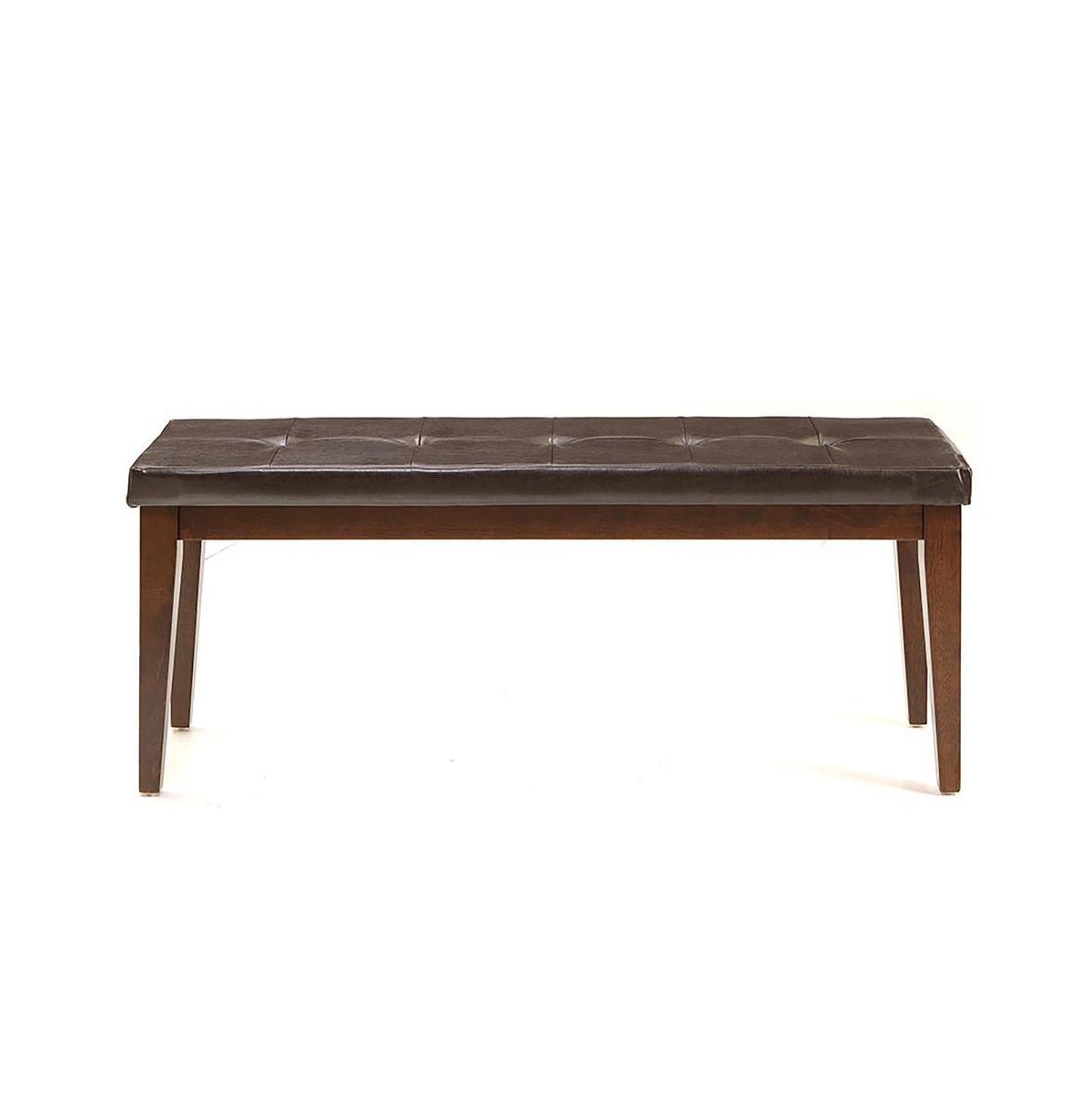 Click here for Intercon 50 Bench w/Cushion in Raisin - Black prices