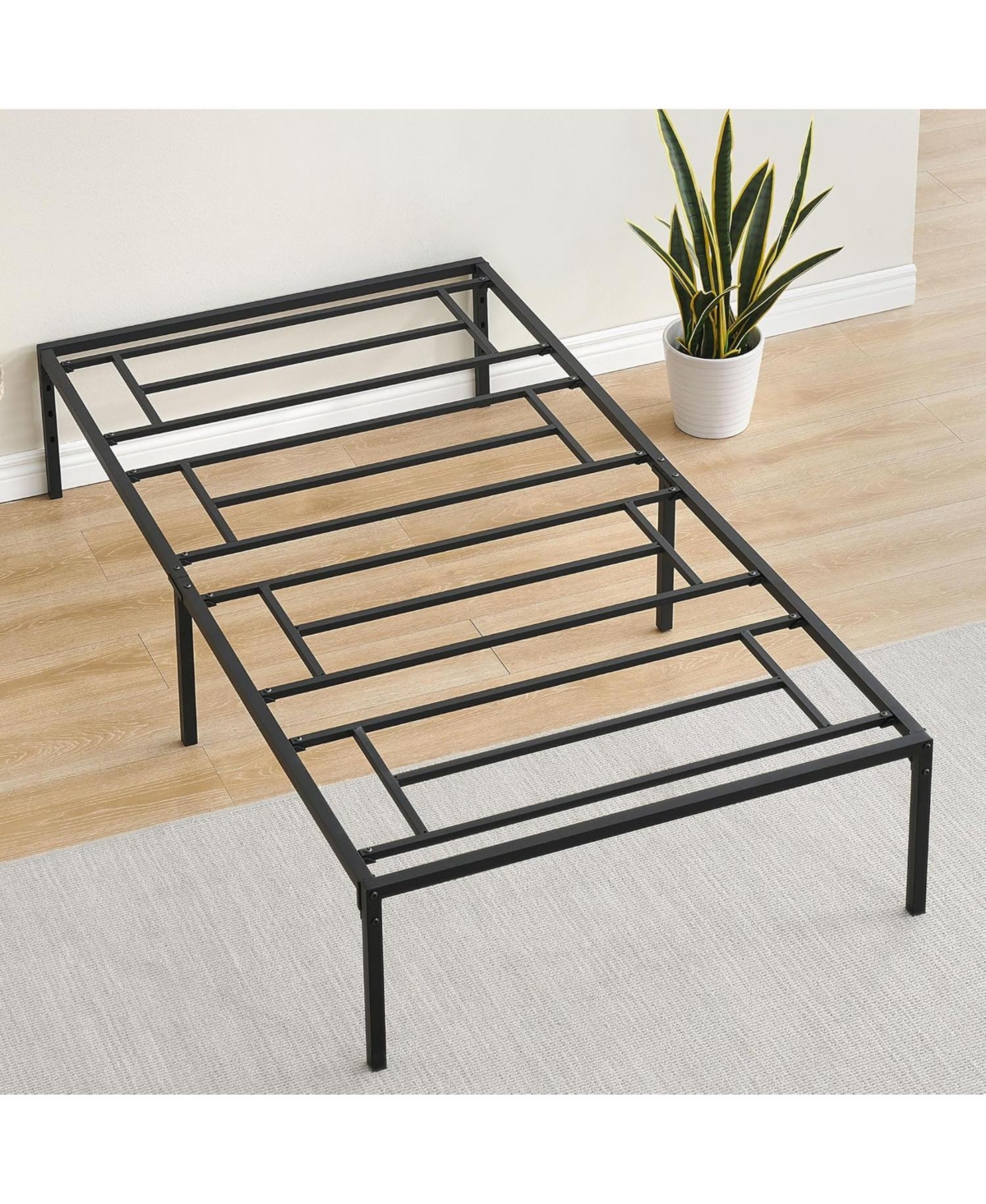Click here for Gaomon 14 Inch Twin Bed Frame No Box Spring Needed... prices