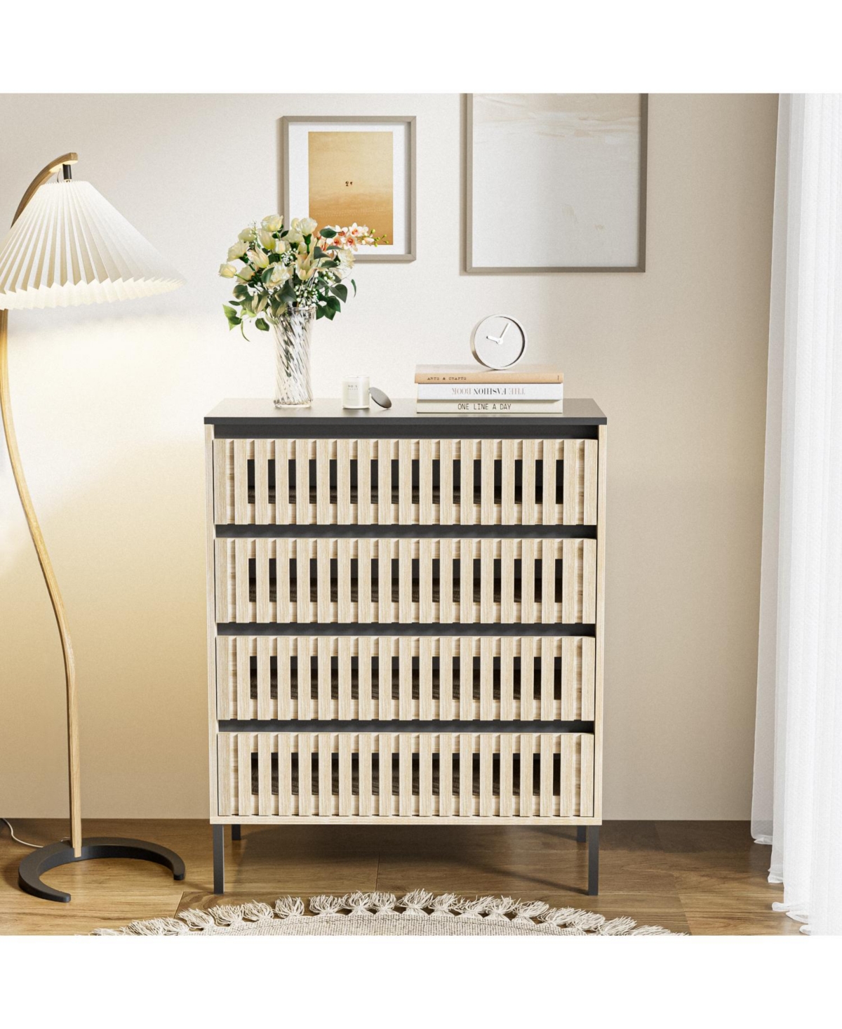 Click here for Streamdale Furniture Modern 4-Drawer Storage Cabin... prices