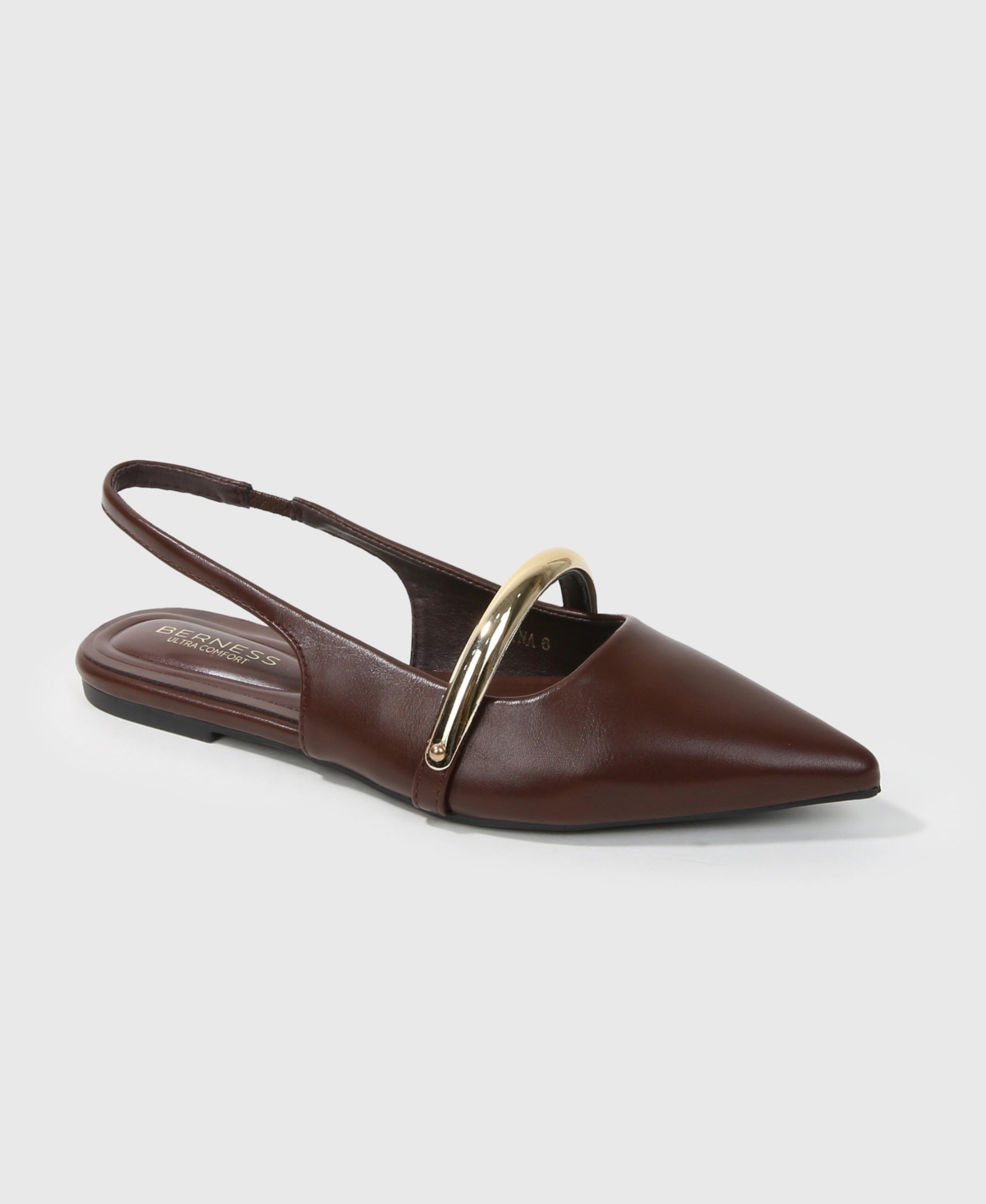 Click here for Berness Womens Reina Slingback Flats with Gold-Ton... prices
