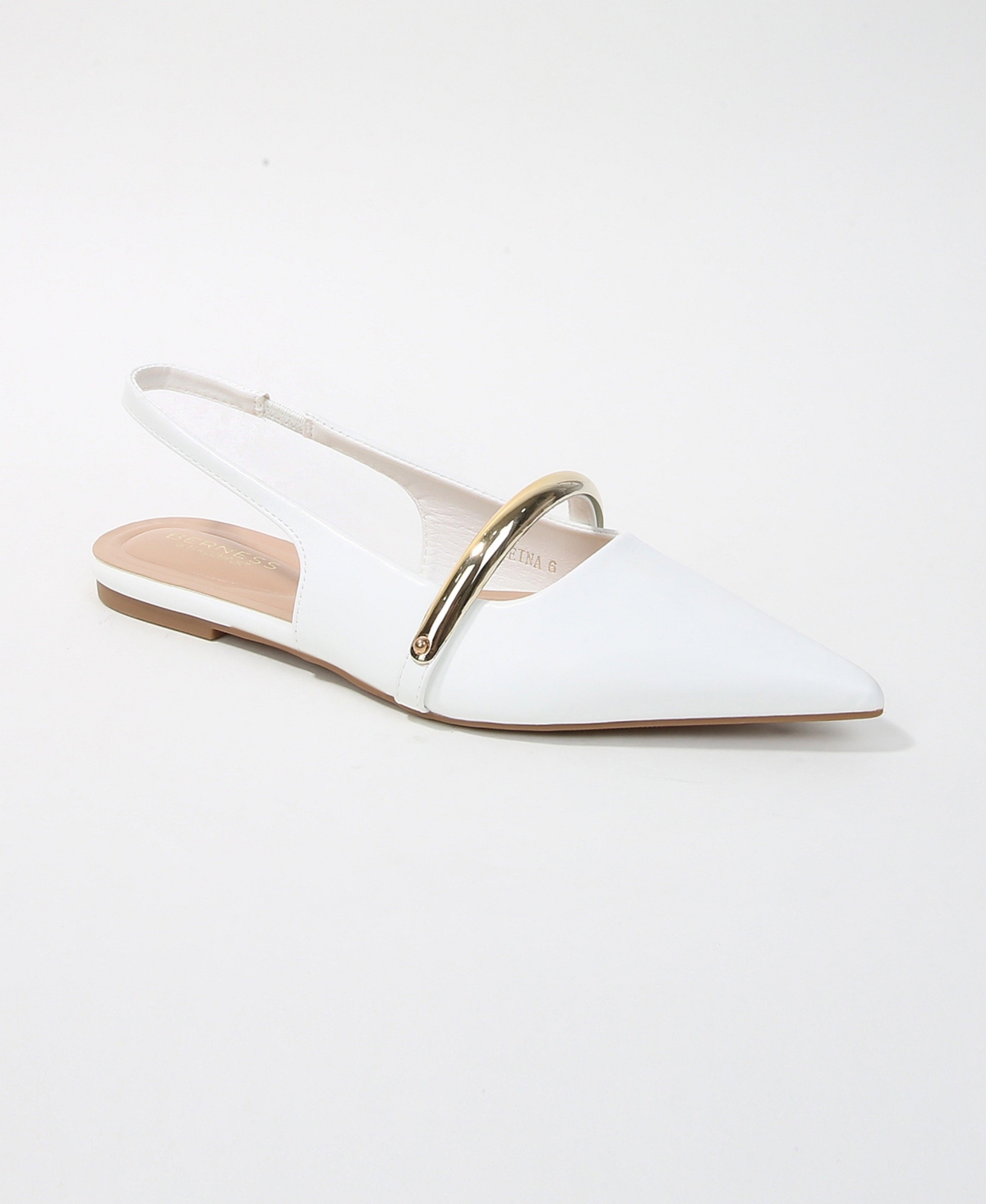 Click here for Berness Womens Reina Slingback Flats with Gold-Ton... prices