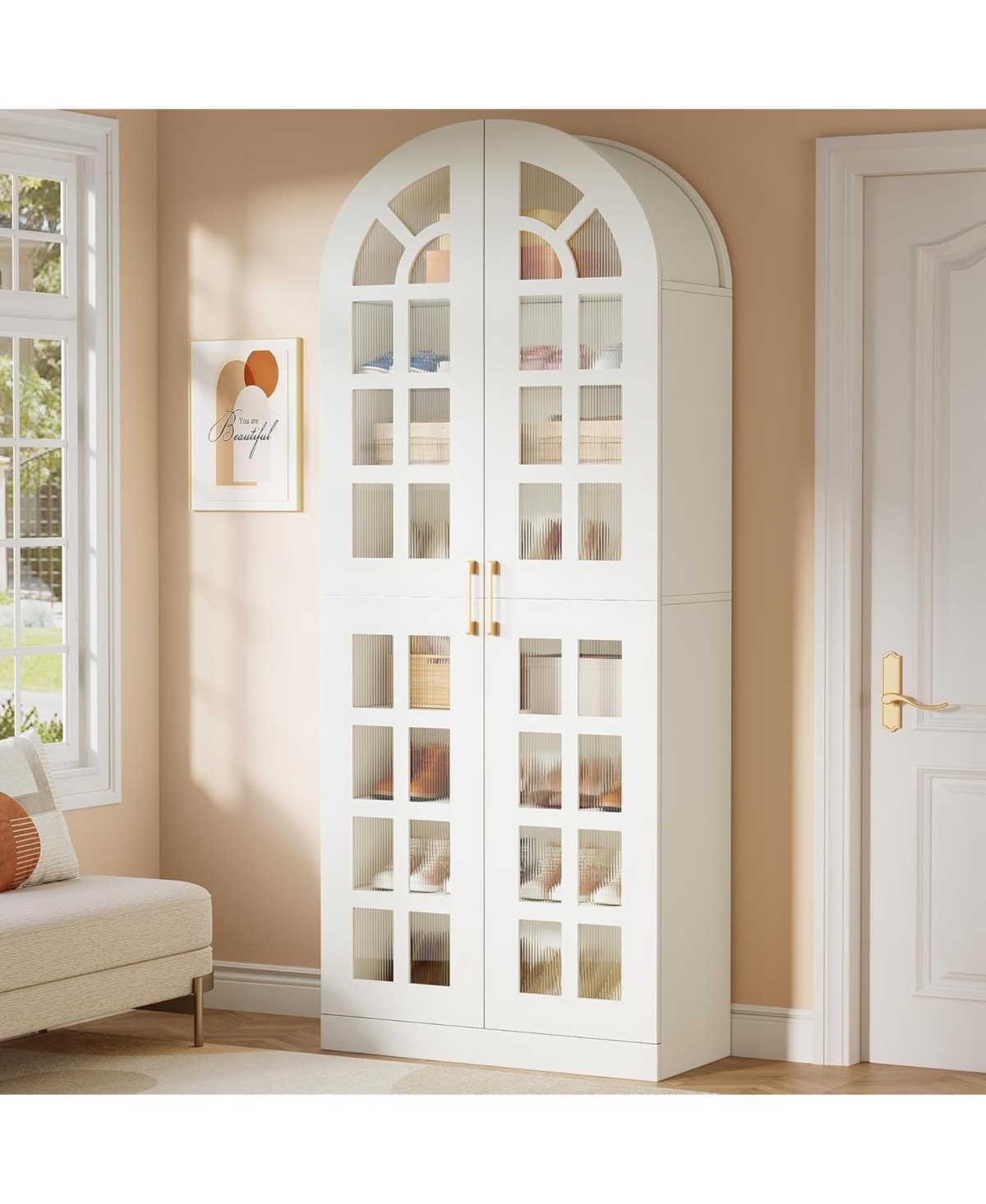 Click here for Tribesigns “Tall 8-Tier Shoe Cabinet with A... prices