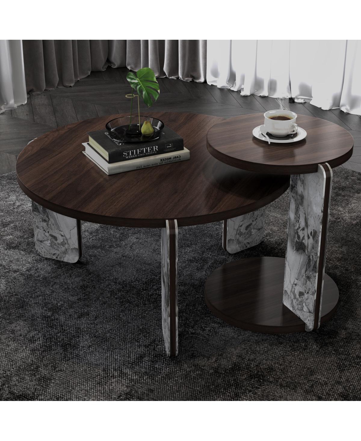 Click here for Streamdale Furniture Modern Coffee Table with End... prices