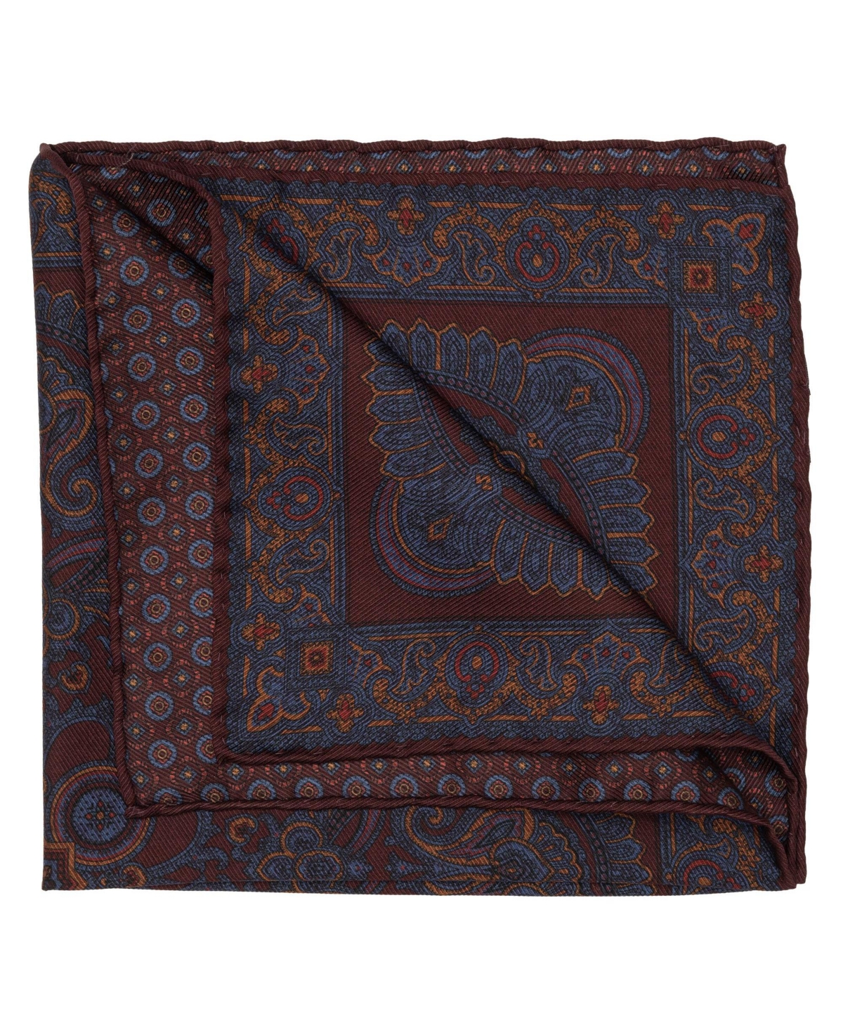 Click here for Elizabetta Mens Lario - Double Sided Silk Pocket S... prices