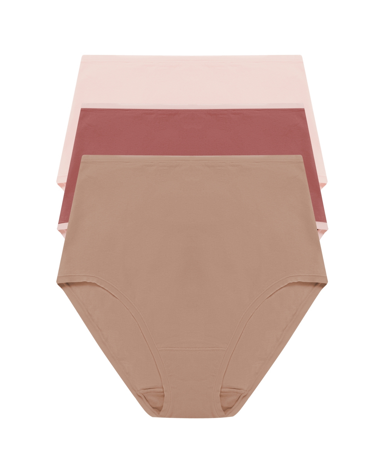 Click here for Natori Womens 3-Pk. Bliss Bare Cotton High-Waist B... prices