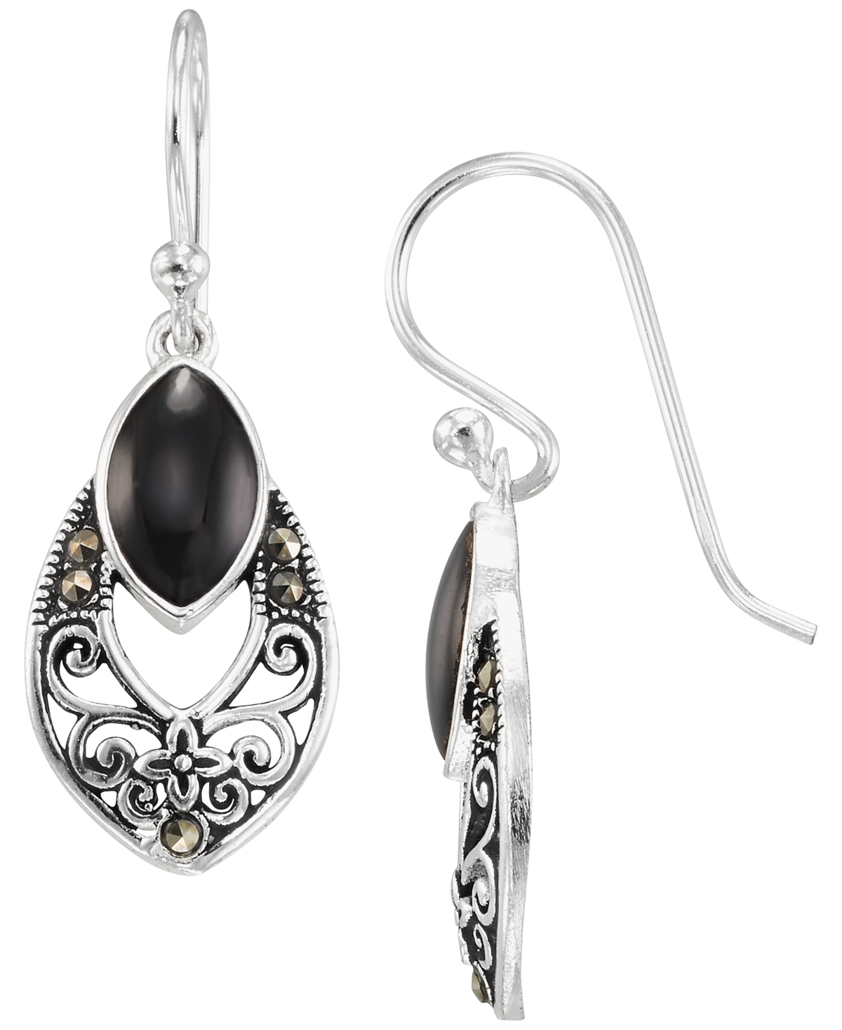 Click here for Macys Marcasite (0.09 ct. t.w.) and Onyx (1 ct. t.... prices