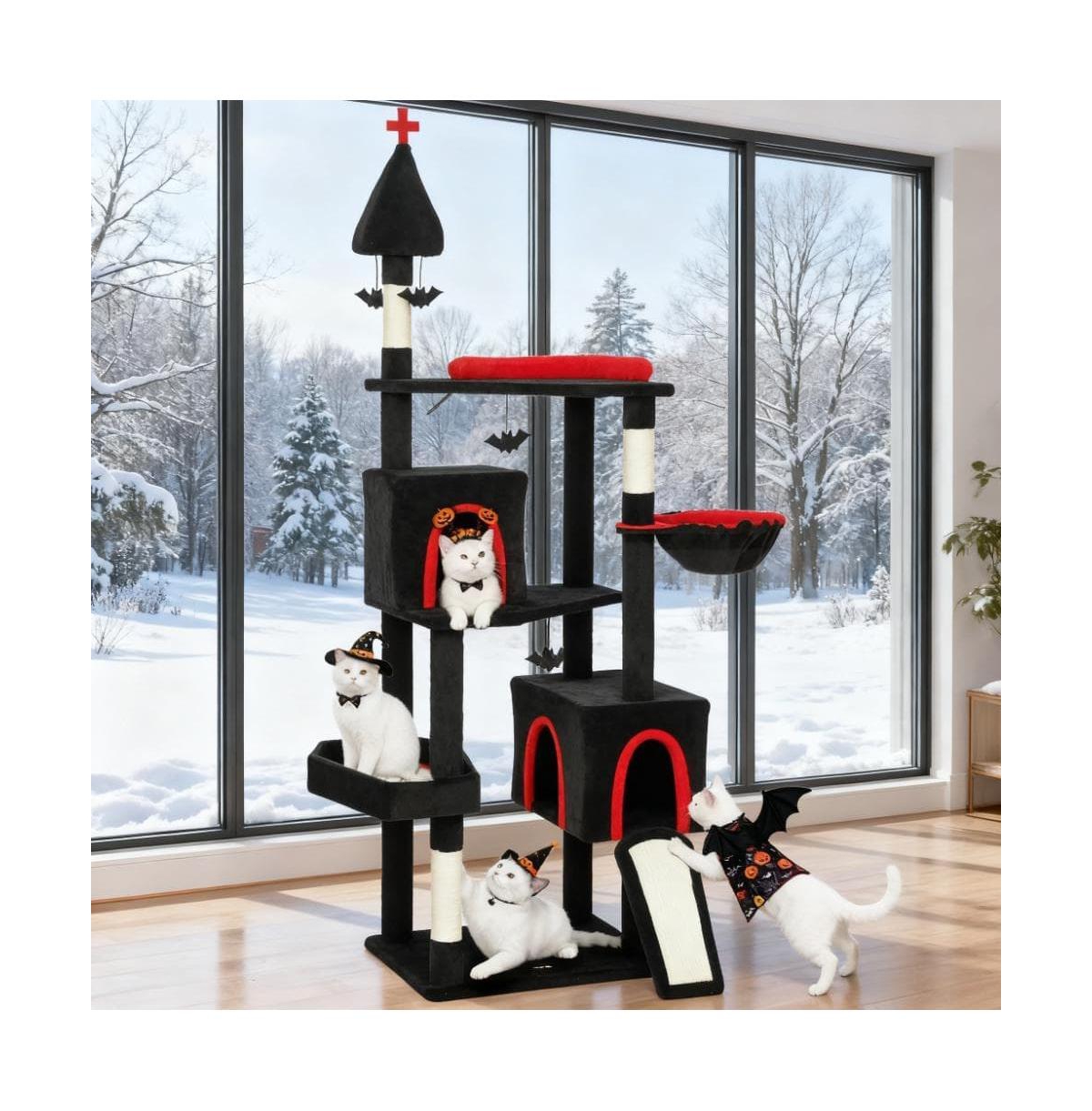 Click here for Zeus & Ruta 78" Cat Tree Cat Tower with Coffi... prices