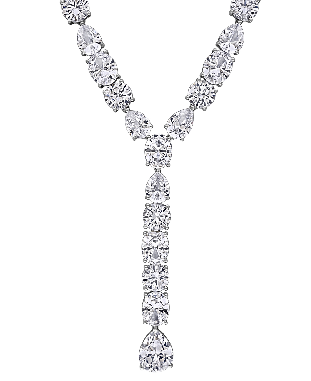 Click here for Macys White Sapphire (118 ct. t.w.) Lariat Necklac... prices