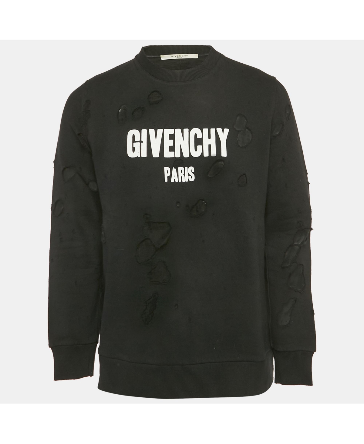 Click here for Pre-Owned Givenchy Mens Black Logo Printed Cotton... prices