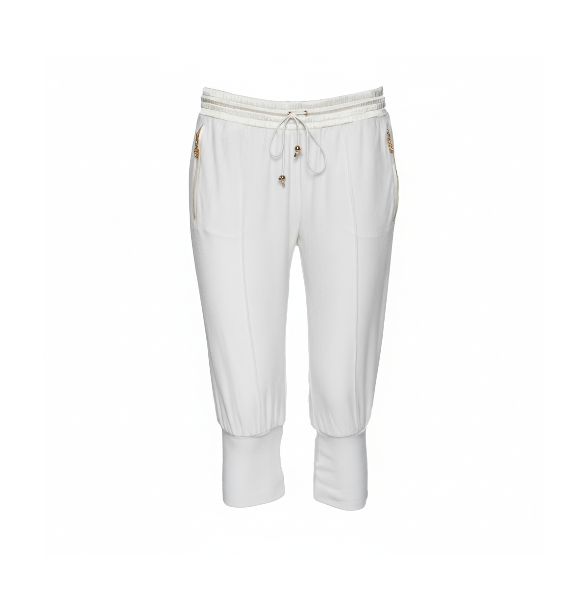 Click here for Pre-Owned Roberto Cavalli Womens White Cotton Rib... prices