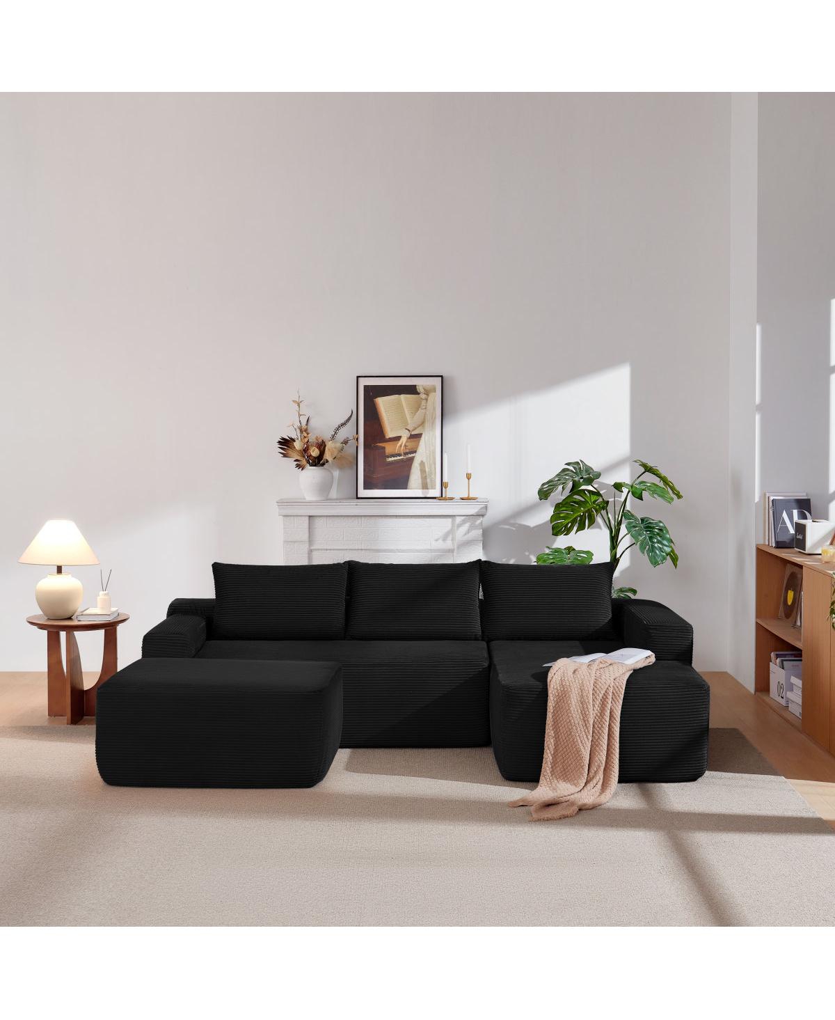 Click here for Streamdale 105.7" U-Shaped Cloud Sectional Co... prices