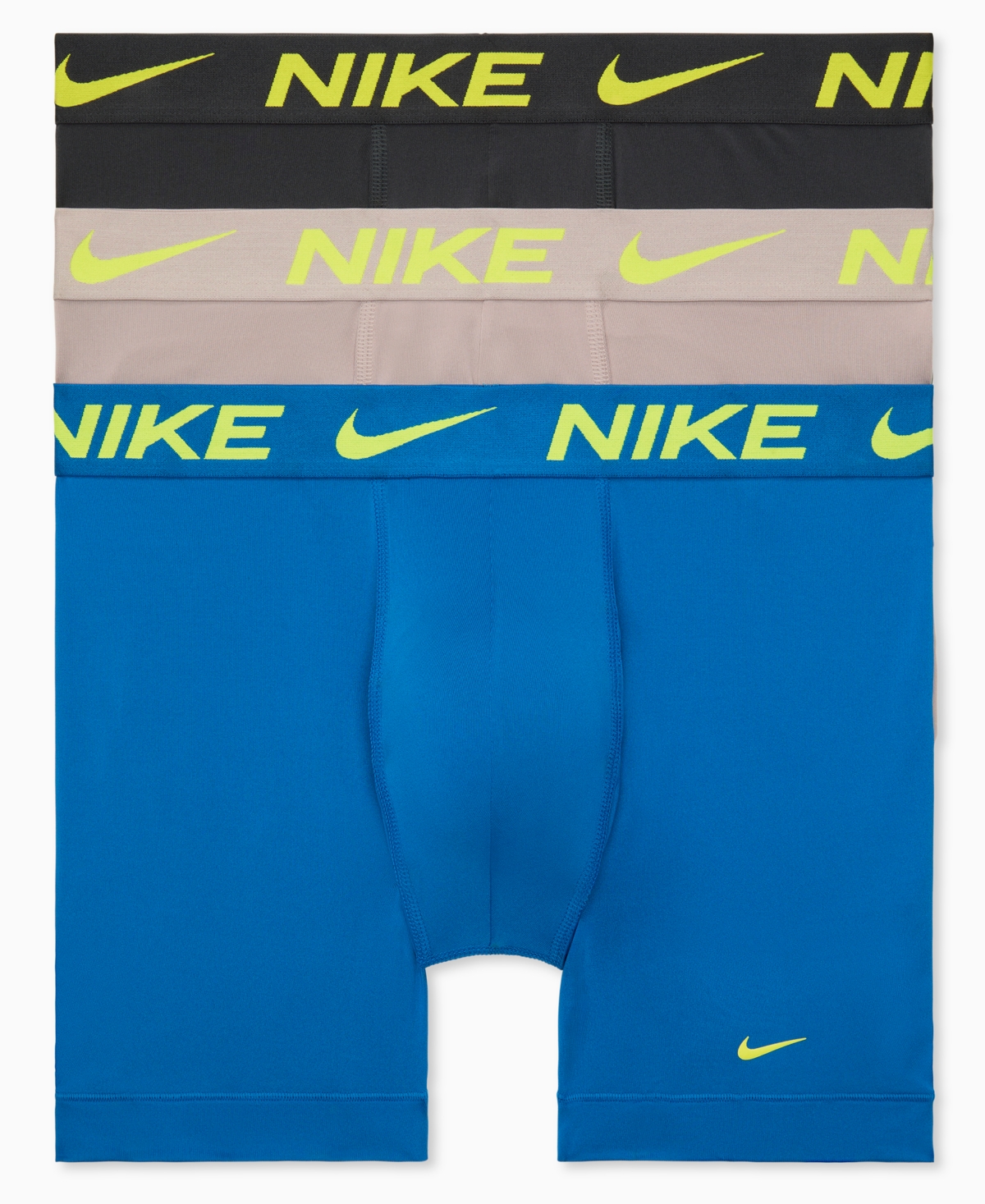 Click here for Nike Mens 3-Pack Dri-Fit Essential Micro Boxer Bri... prices