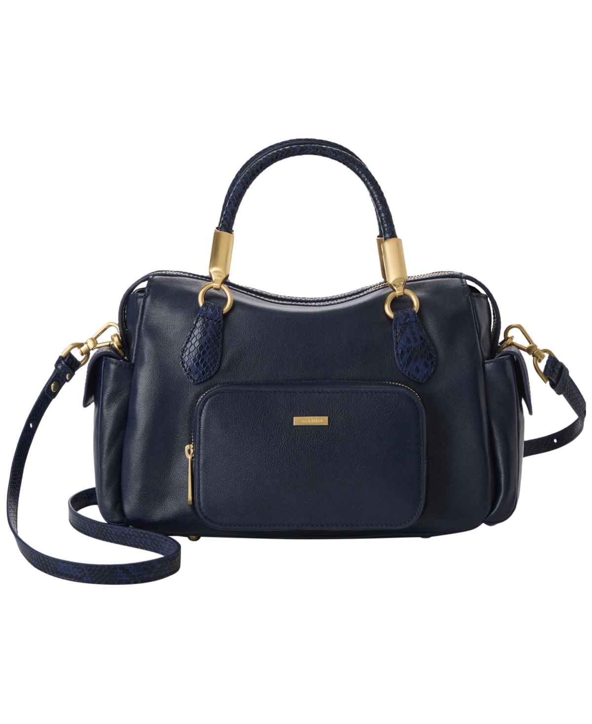 Click here for Brahmin Micaela Rolled Handles Medium Leather Satc... prices