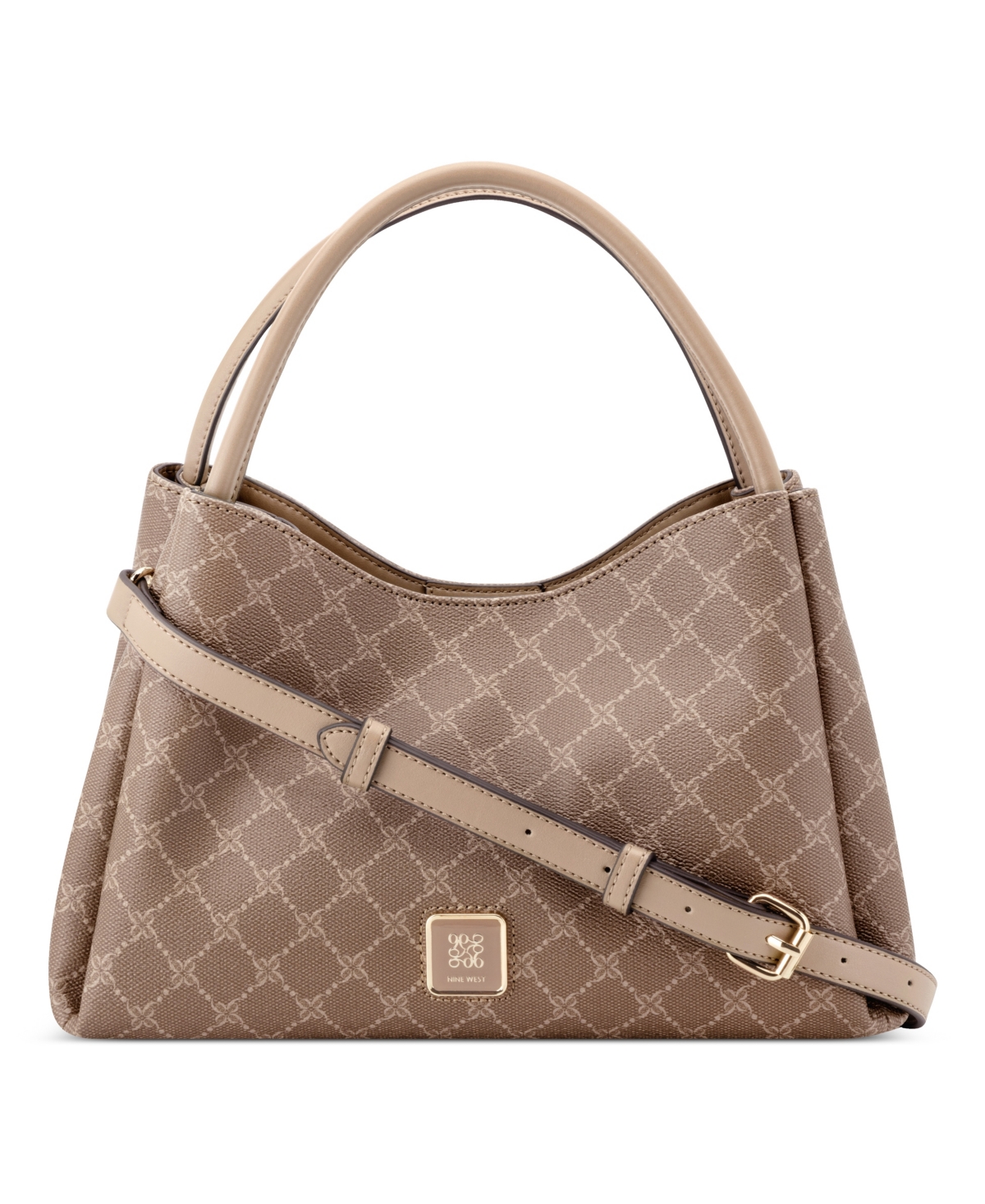 Click here for Nine West Womens Dorsey Satchel Bag - Sienna Logo... prices