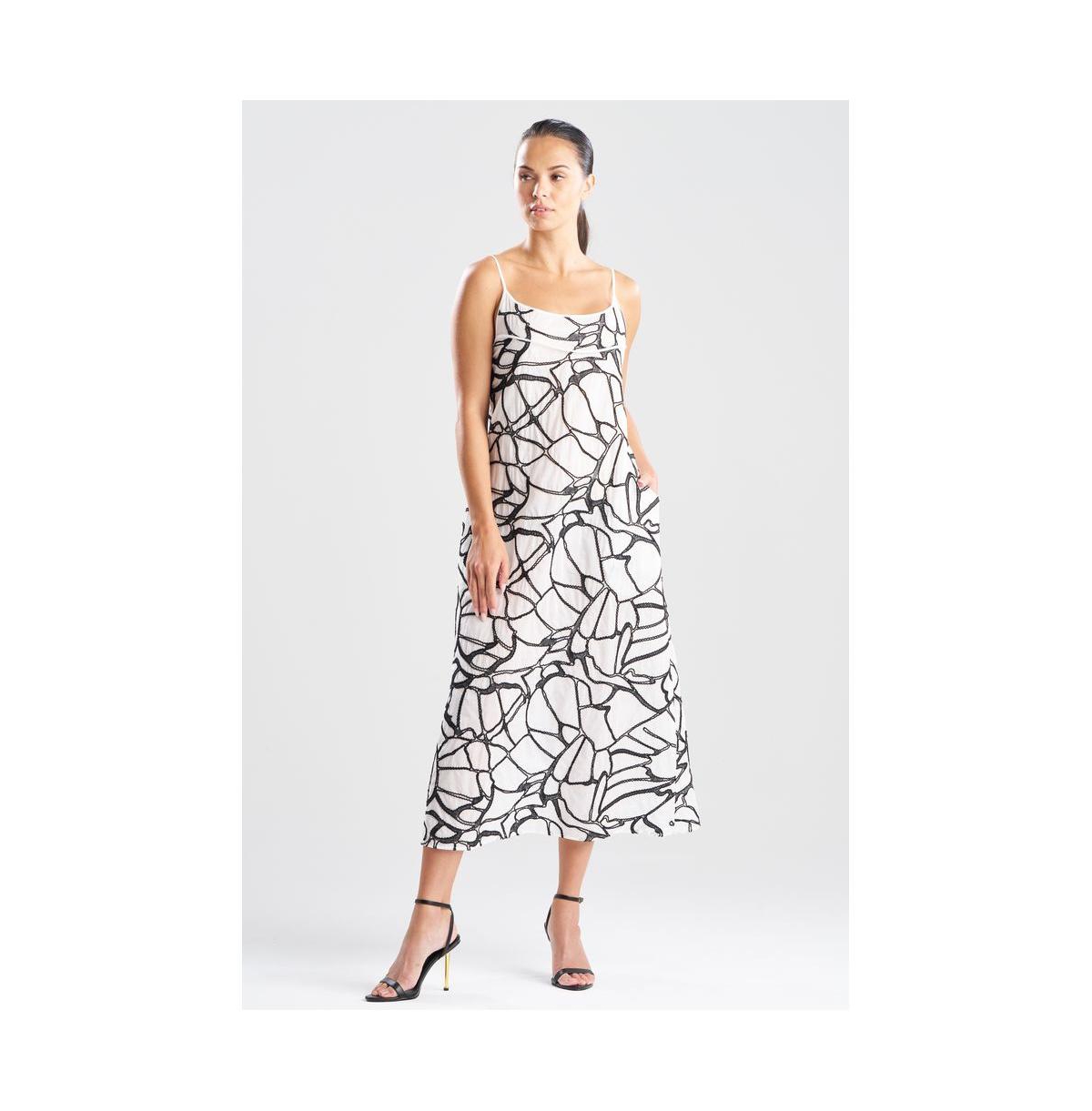 Click here for Natori Womens Butterfly Embroidery Hi-Low Sun Dres... prices