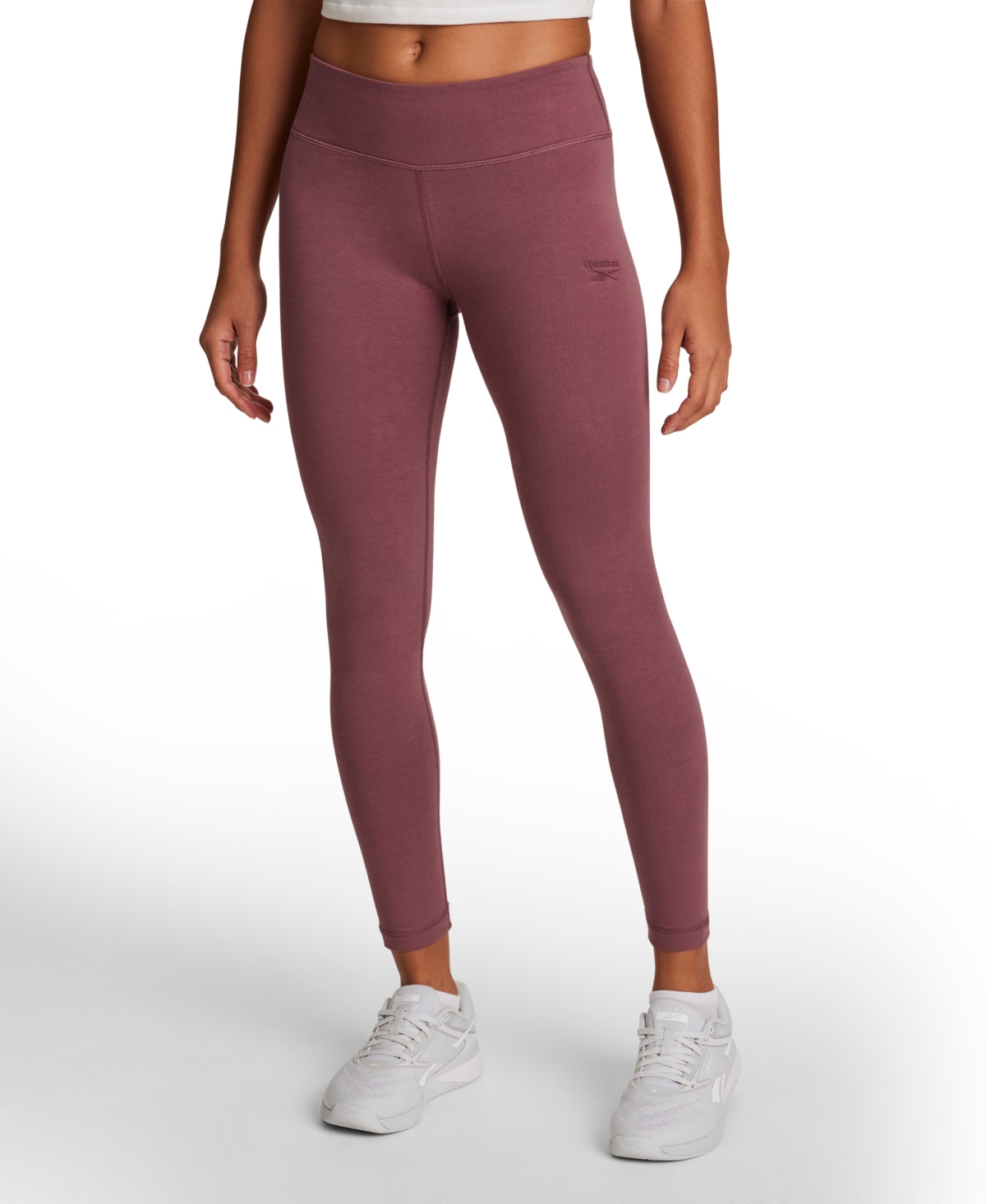 Click here for Reebok Womens Slim-Fit Leggings - Blackberry prices
