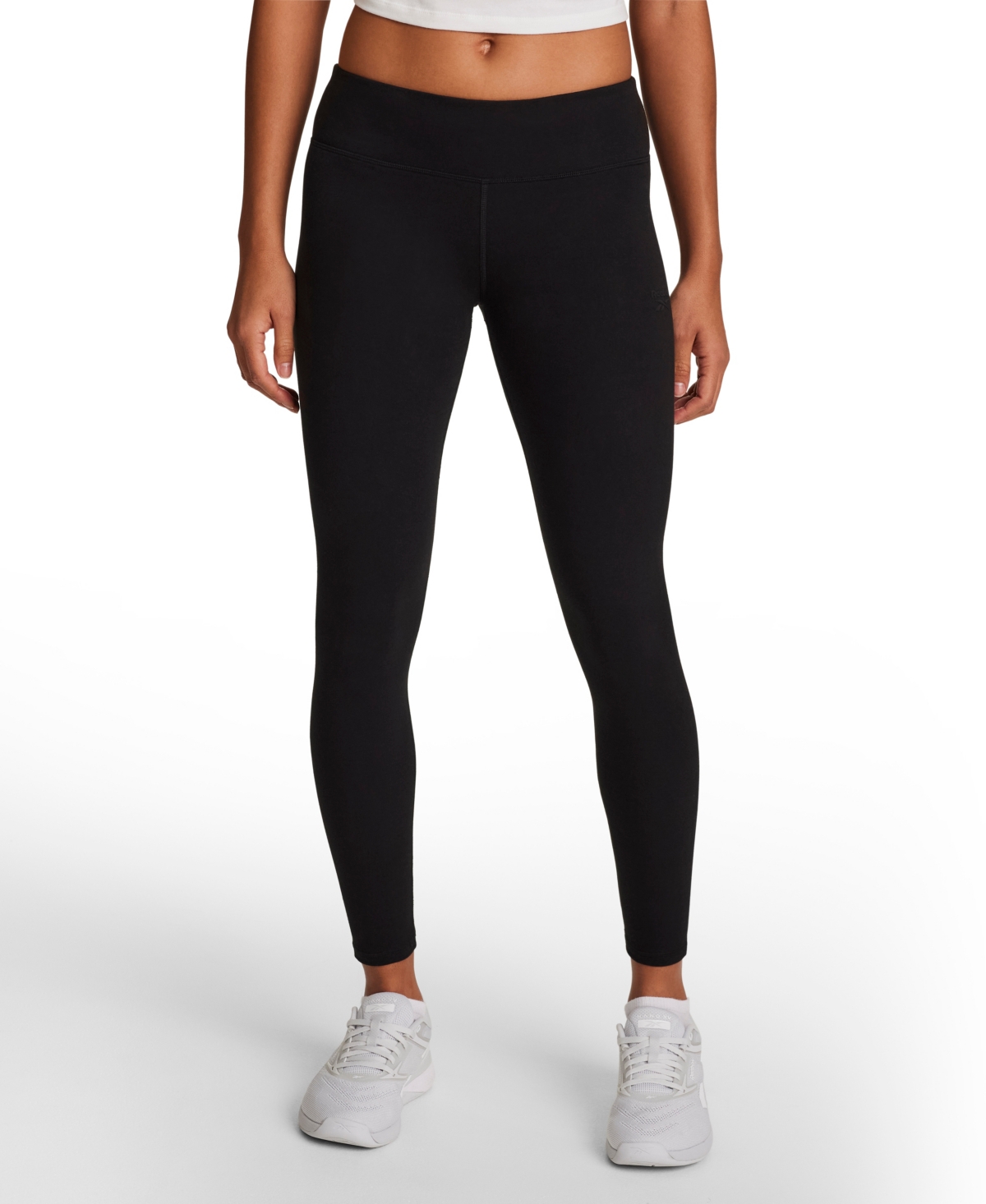 Click here for Reebok Womens Slim-Fit Leggings - Black prices