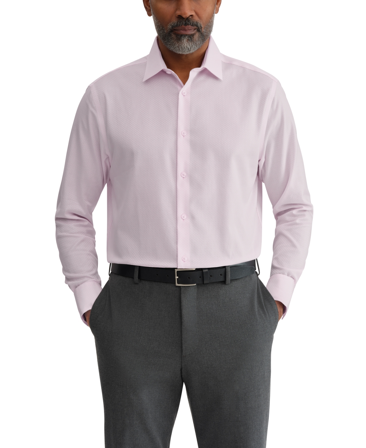 Click here for Calvin Klein Mens Regular-Fit Dress Shirt - Pink prices