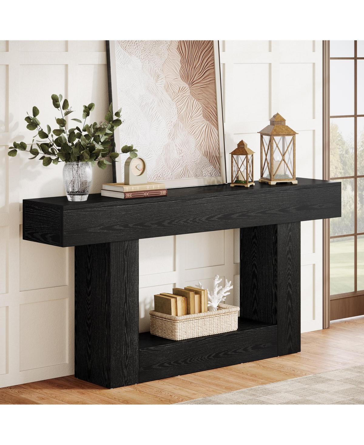 Click here for Tribesigns 63" Console Table  Farmhouse 2-Tie... prices