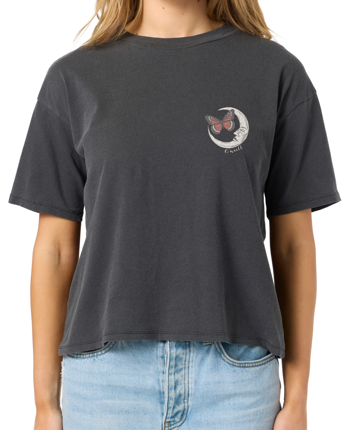Click here for ONeill Womens La Luna Easy-Fit Graphic T-Shirt - W... prices
