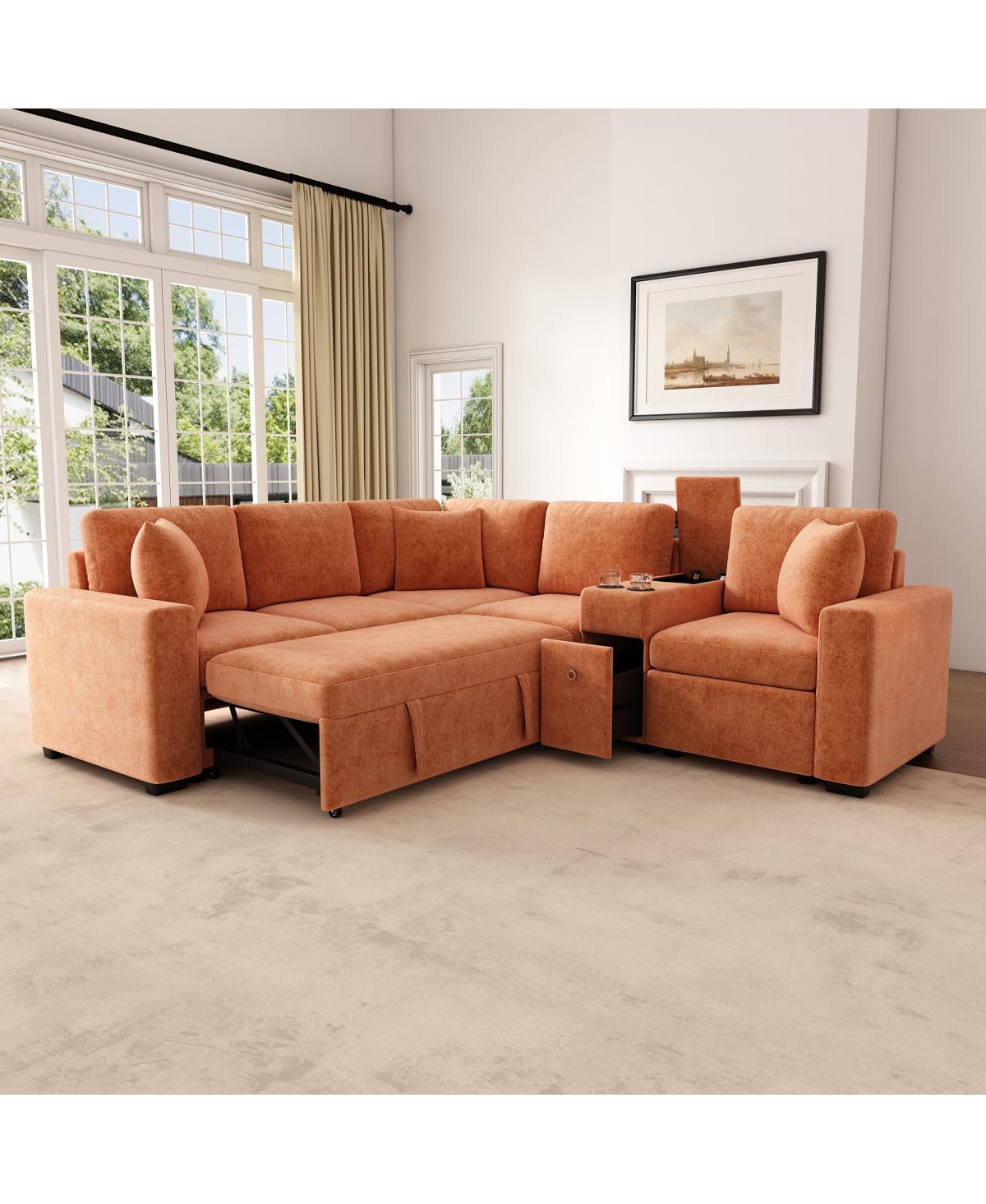 Click here for Streamdale Furniture L-shaped Convertible Sofa Bed... prices