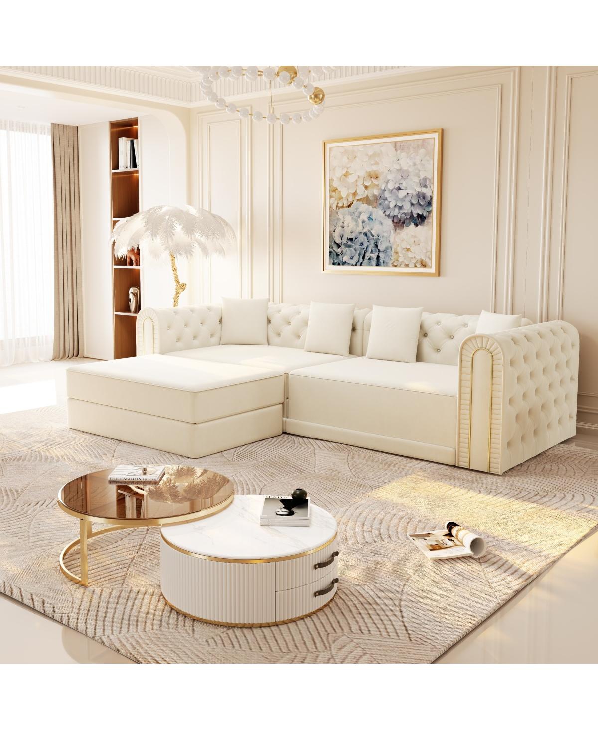 Click here for Streamdale Furniture Elegant 3-in-1 Convertible Sl... prices